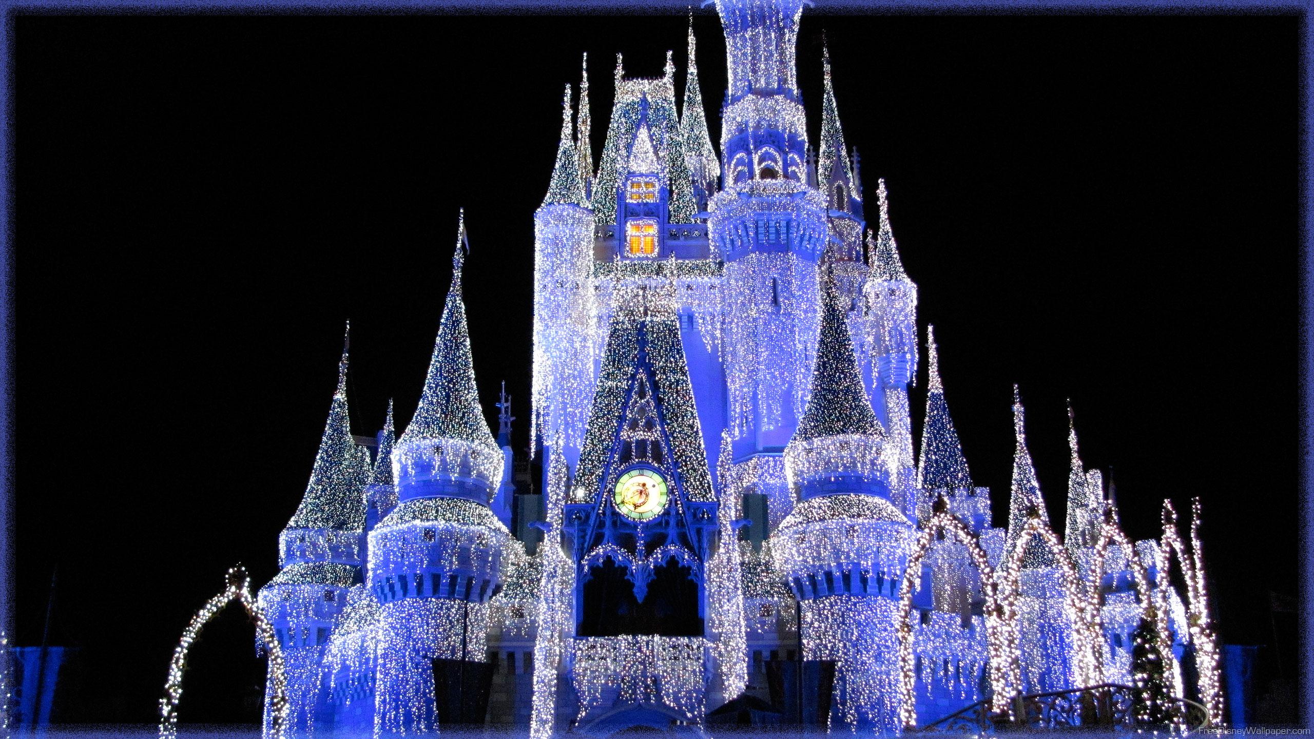 Christmas Disney Castle Wallpapers - Top Free Christmas Disney Castle ...