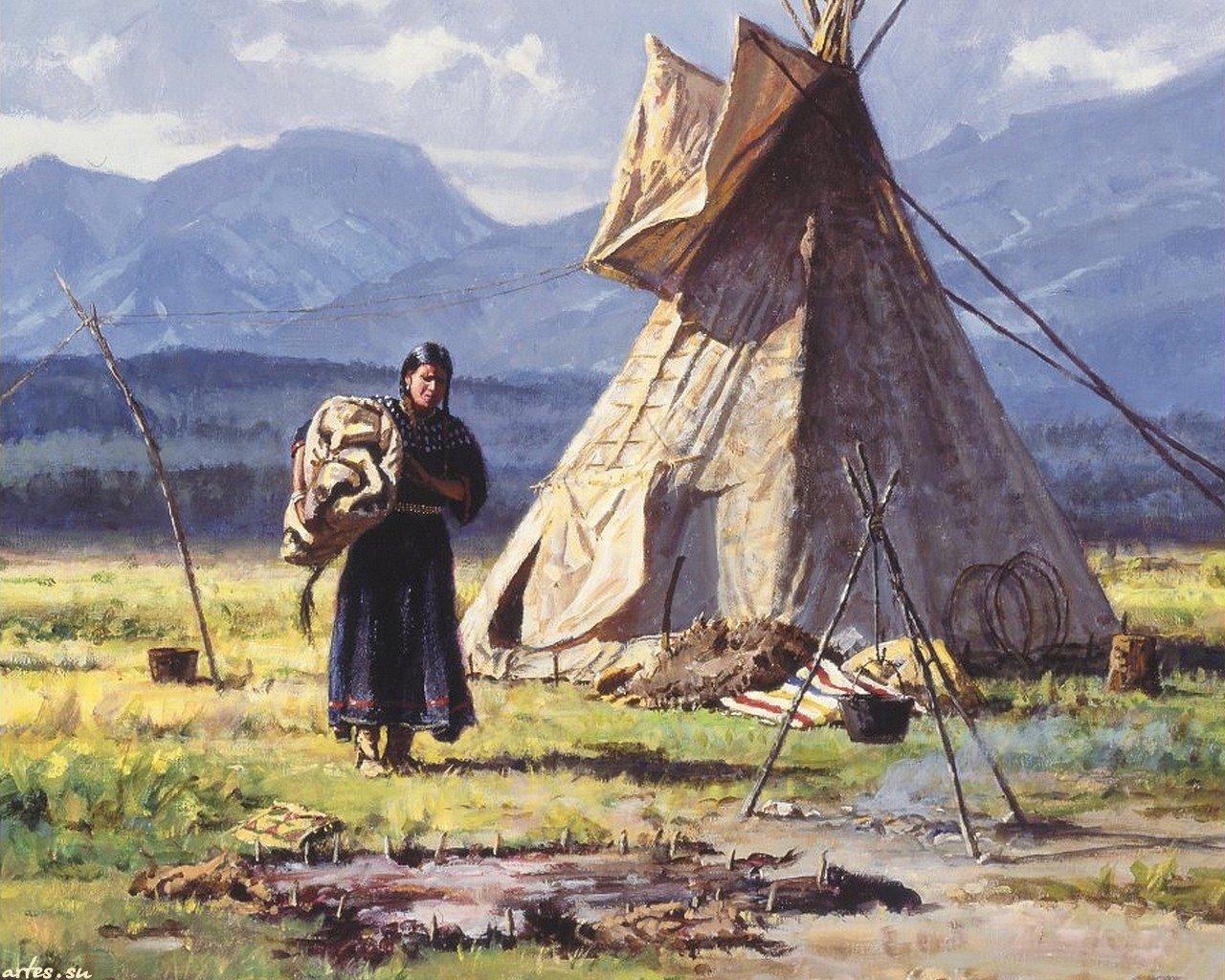 Native American Village Wallpapers - Top Free Native American Village ...