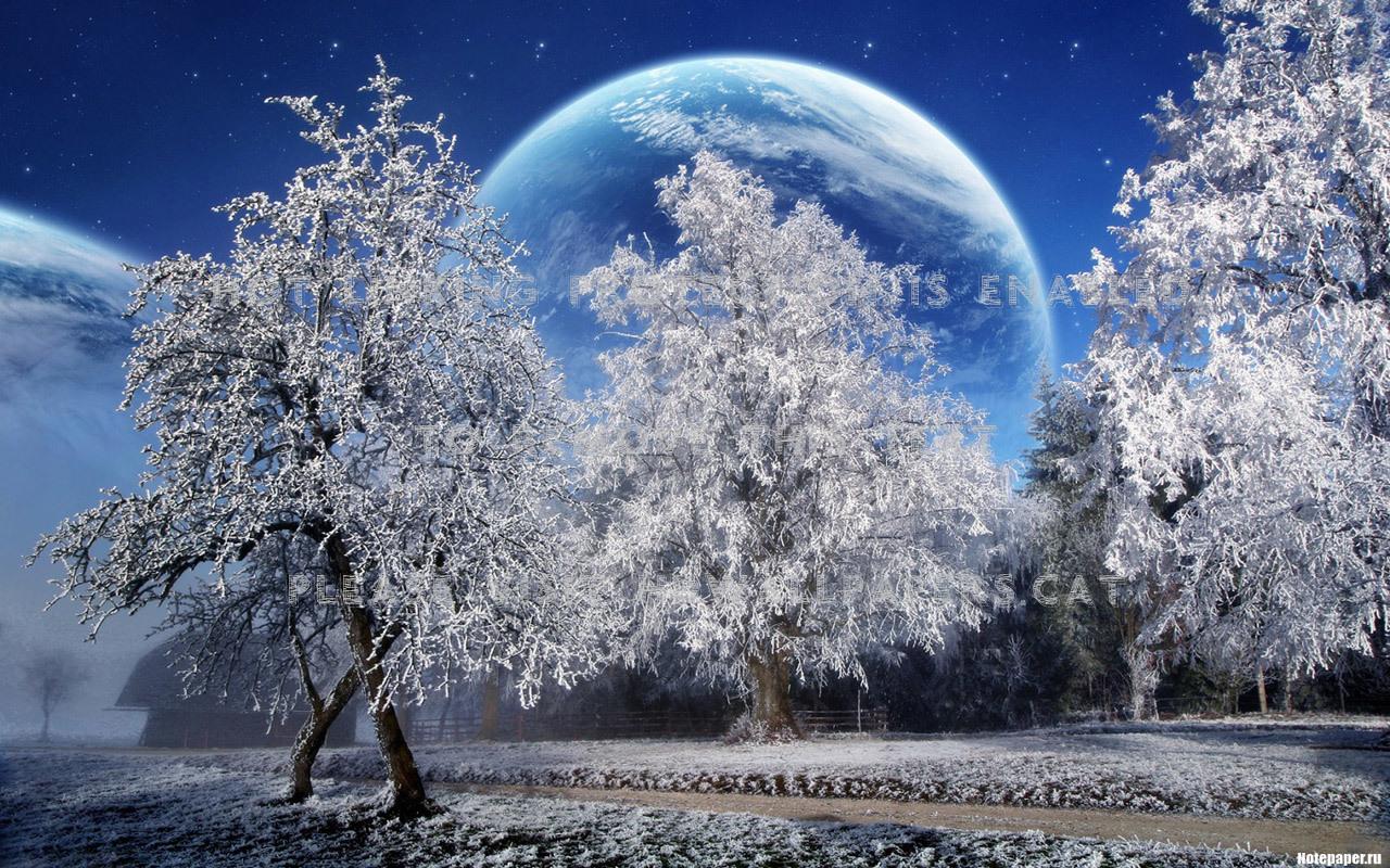 Winter Space Wallpapers - Top Free Winter Space Backgrounds ...