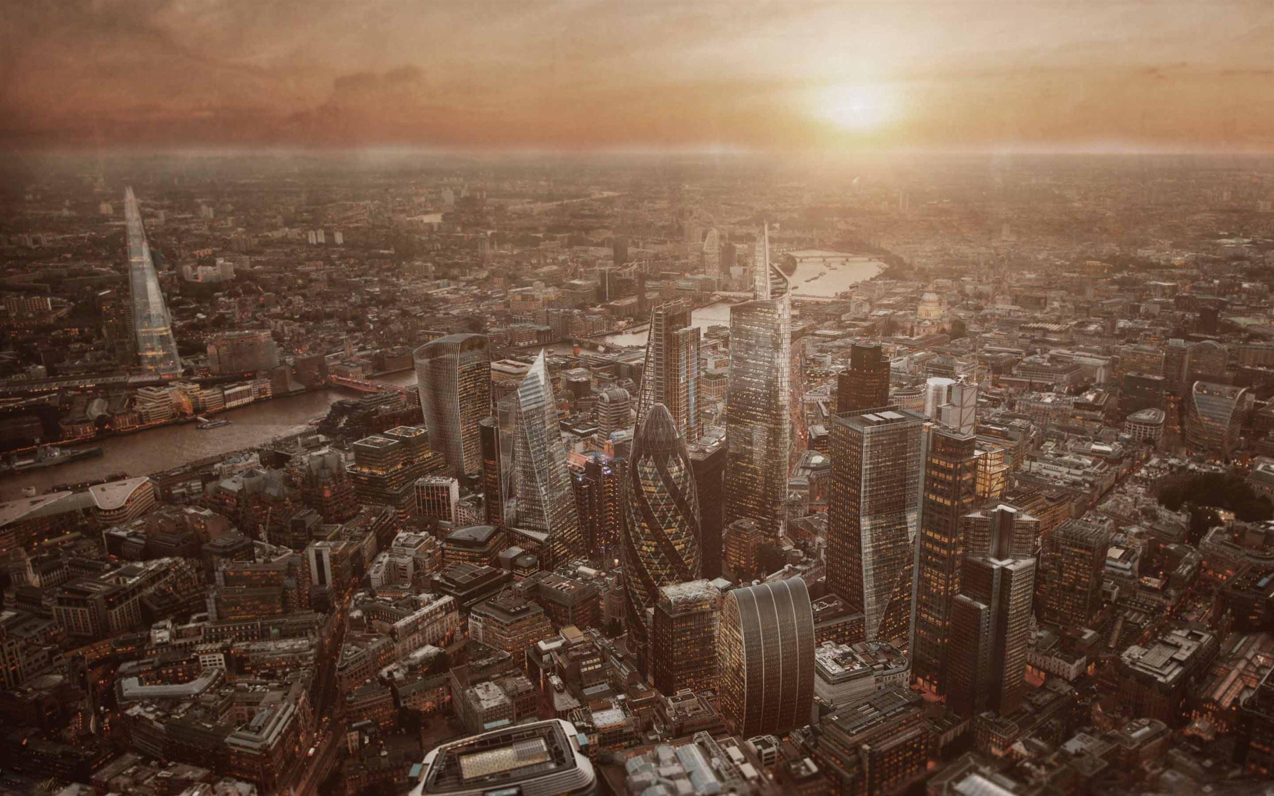London Aerial Wallpapers - Top Free London Aerial Backgrounds ...