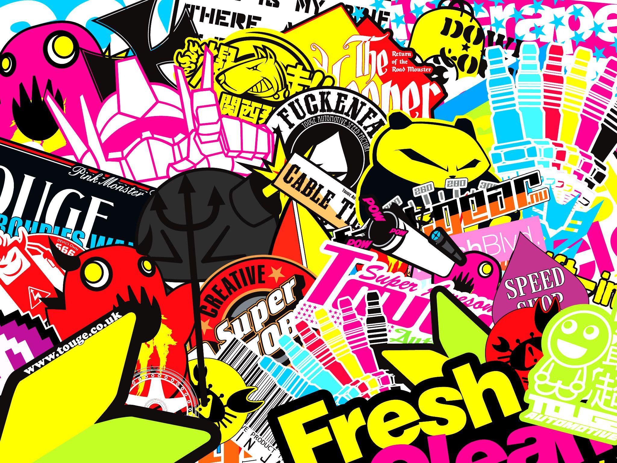 JDM Sticker Bomb Wallpapers - Top Free JDM Sticker Bomb Backgrounds ...