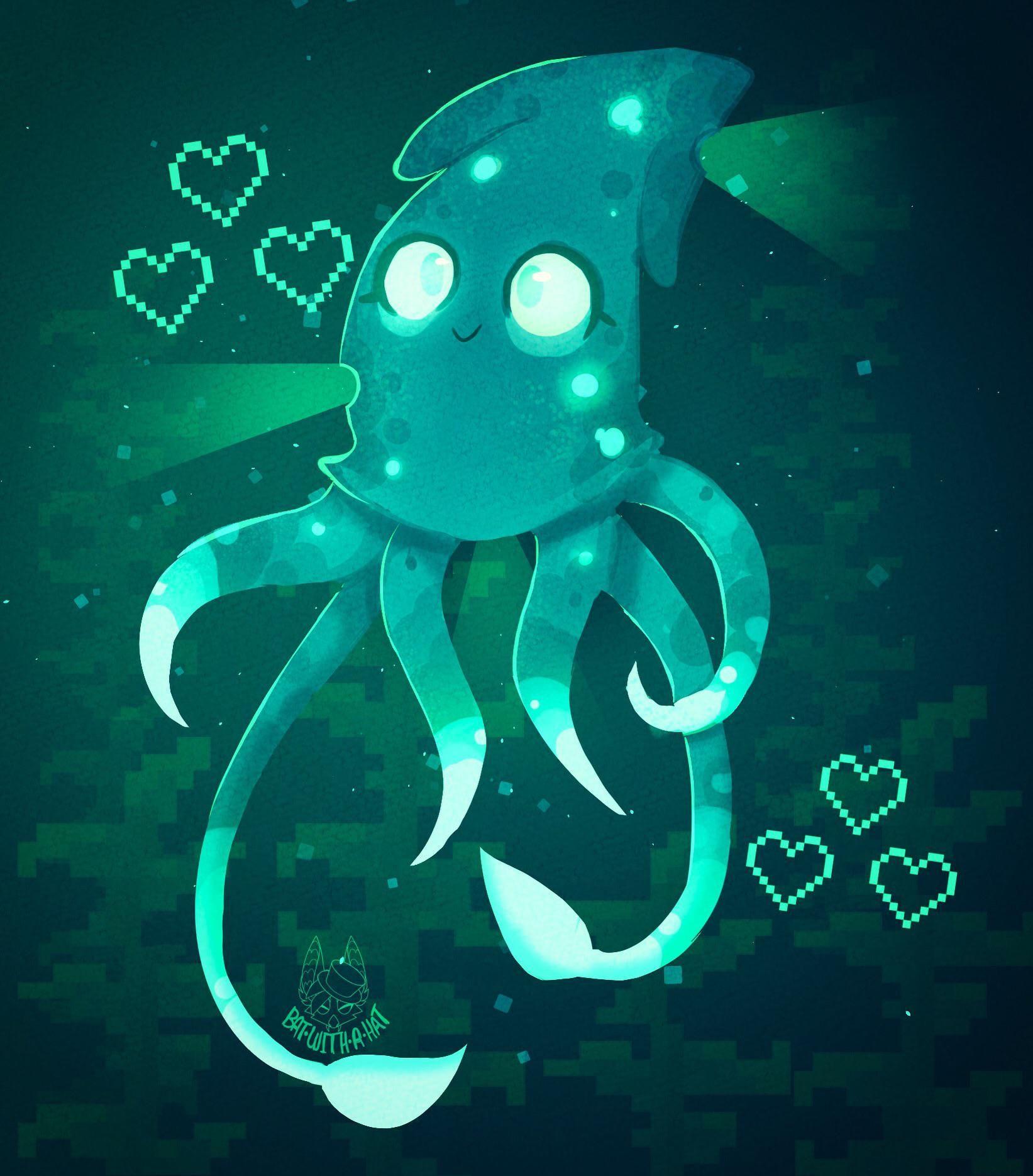 Minecraft Squid Wallpapers - Top Free Minecraft Squid Backgrounds ...
