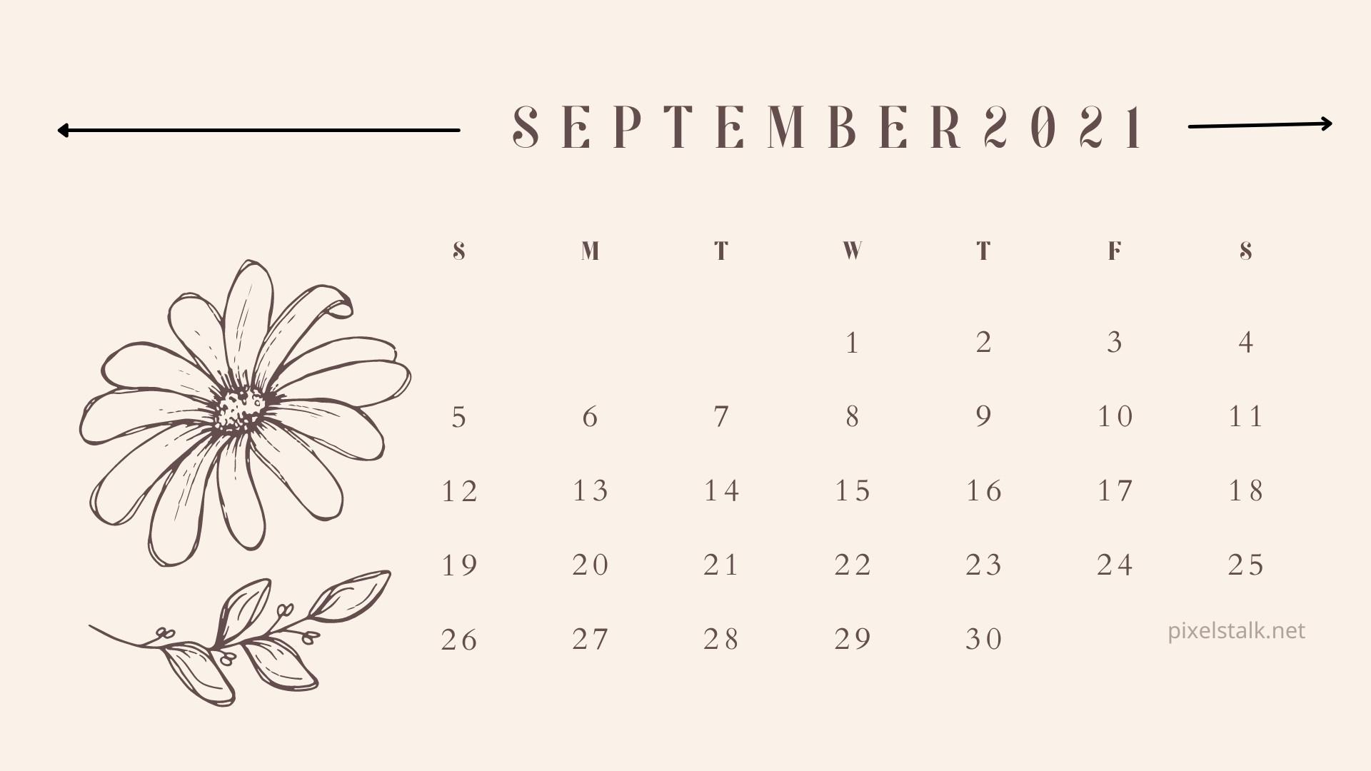 September 2021 Calendar Wallpapers - Top Free September 2021 Calendar ...