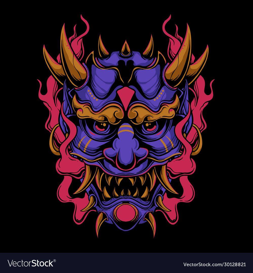 Demon Oni Mask Wallpapers - Top Free Demon Oni Mask Backgrounds ...