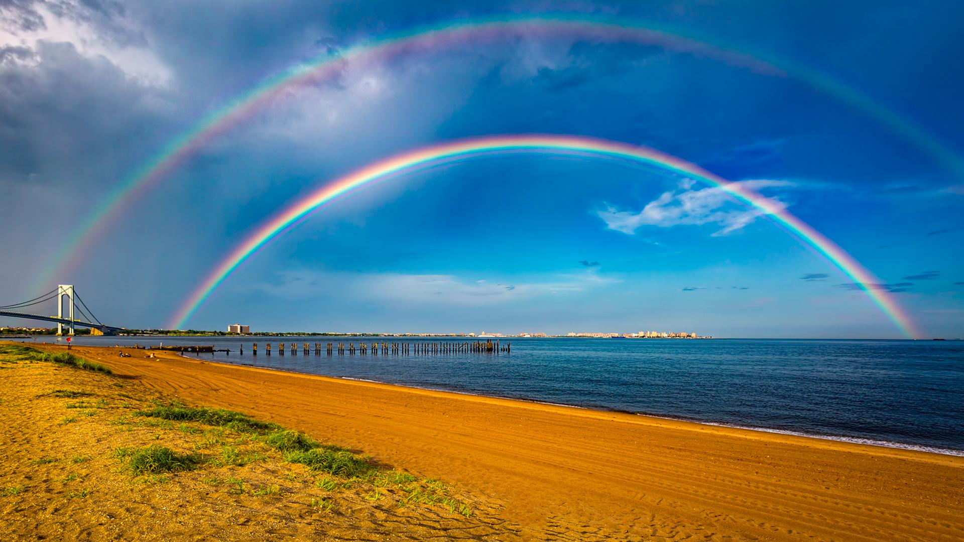 Double Rainbow Wallpapers - Top Free Double Rainbow Backgrounds ...