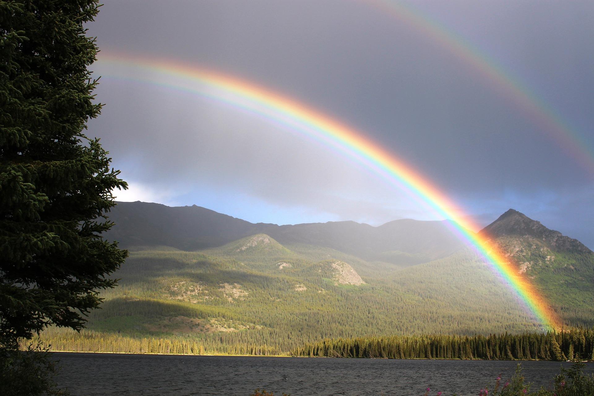Double Rainbow Wallpapers - Top Free Double Rainbow Backgrounds ...