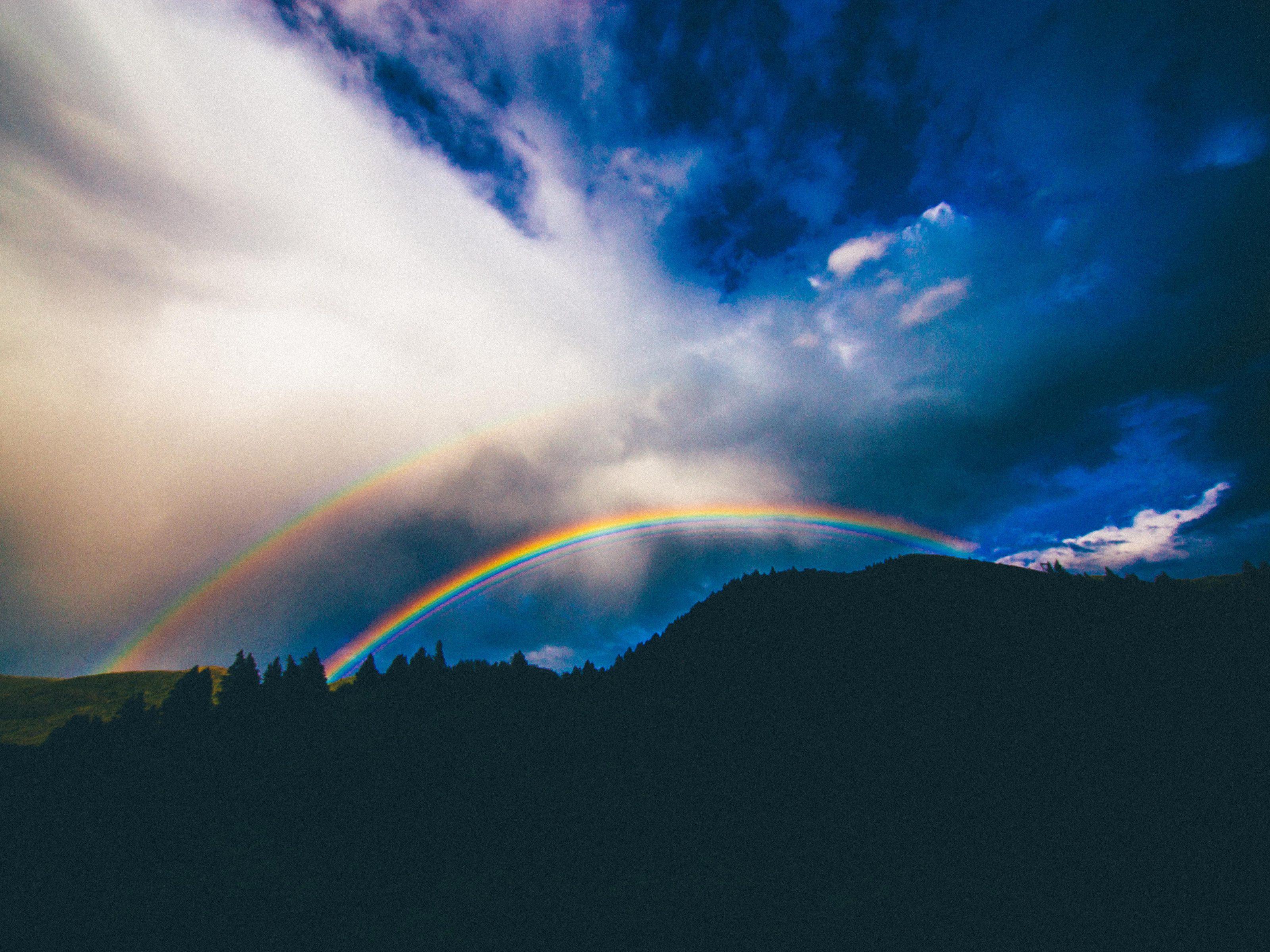Double Rainbow Wallpapers - Top Free Double Rainbow Backgrounds ...