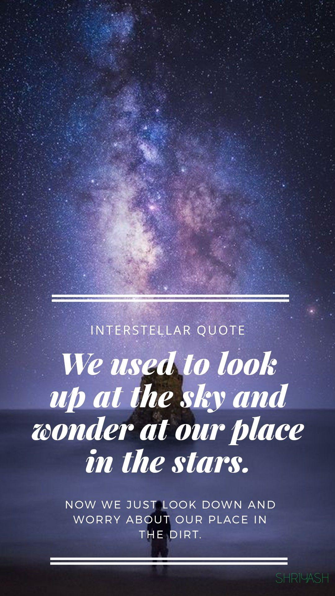 Interstellar Quotes Wallpapers - Top Free Interstellar Quotes ...