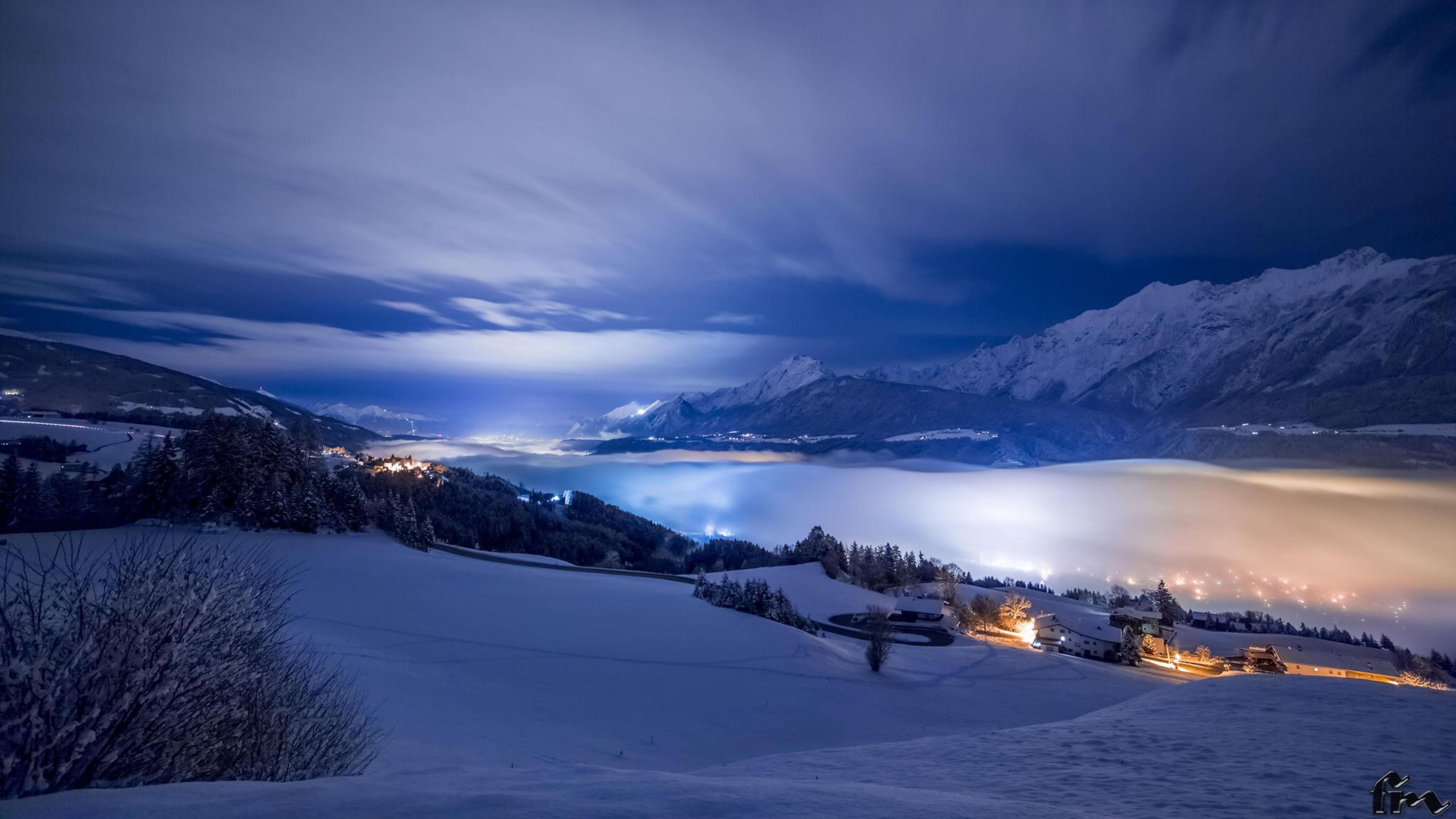 4K Snow Night Wallpapers - Top Free 4K Snow Night Backgrounds ...