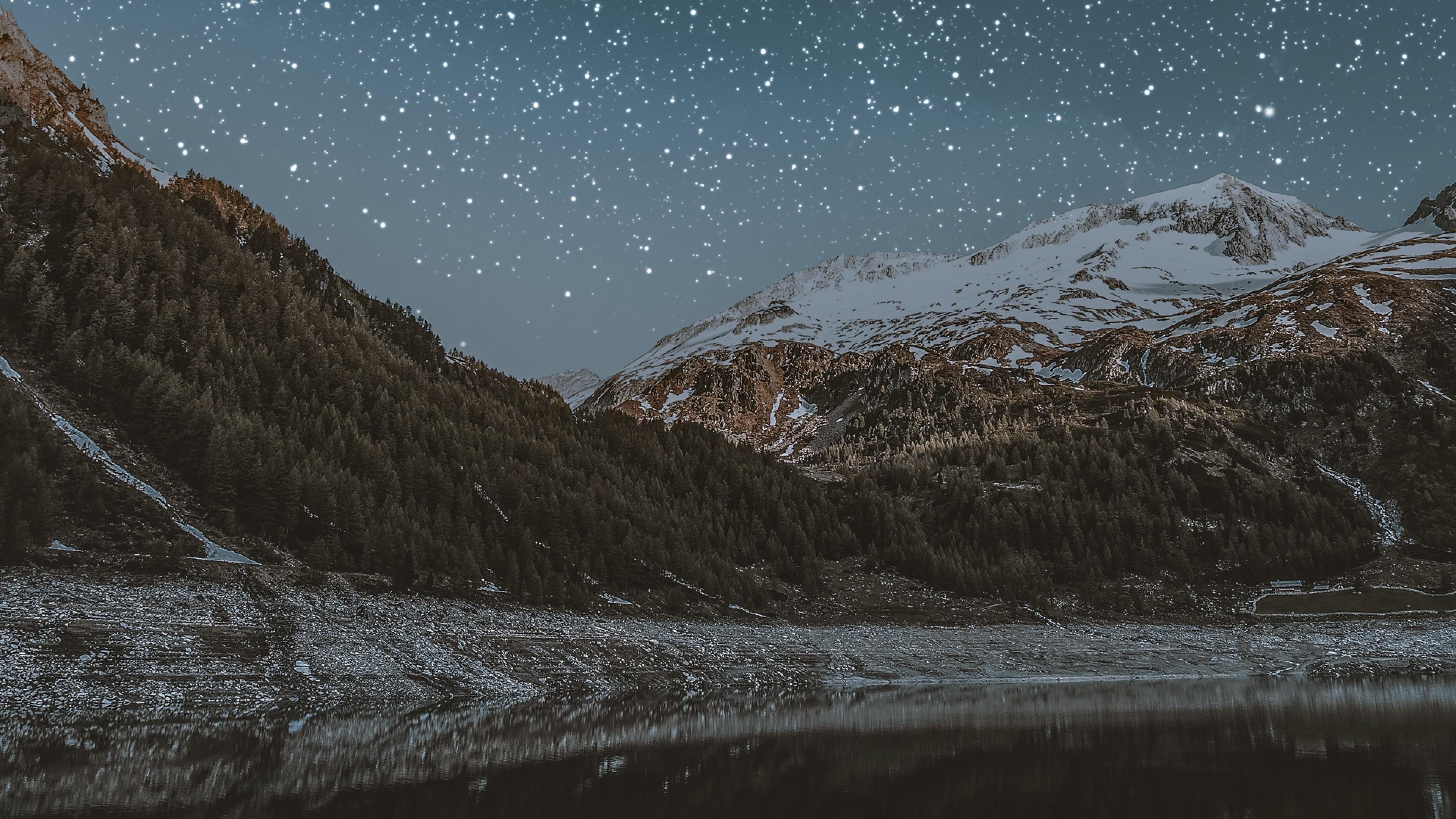4K Snow Night Wallpapers - Top Free 4K Snow Night Backgrounds ...