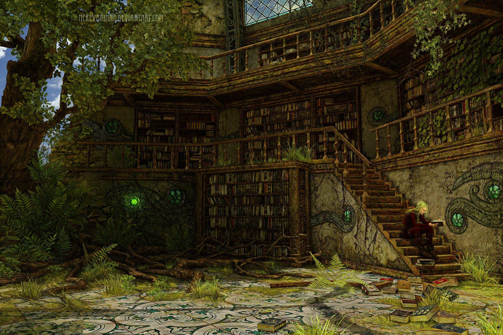 Enchanted Library Wallpapers - Top Free Enchanted Library Backgrounds ...