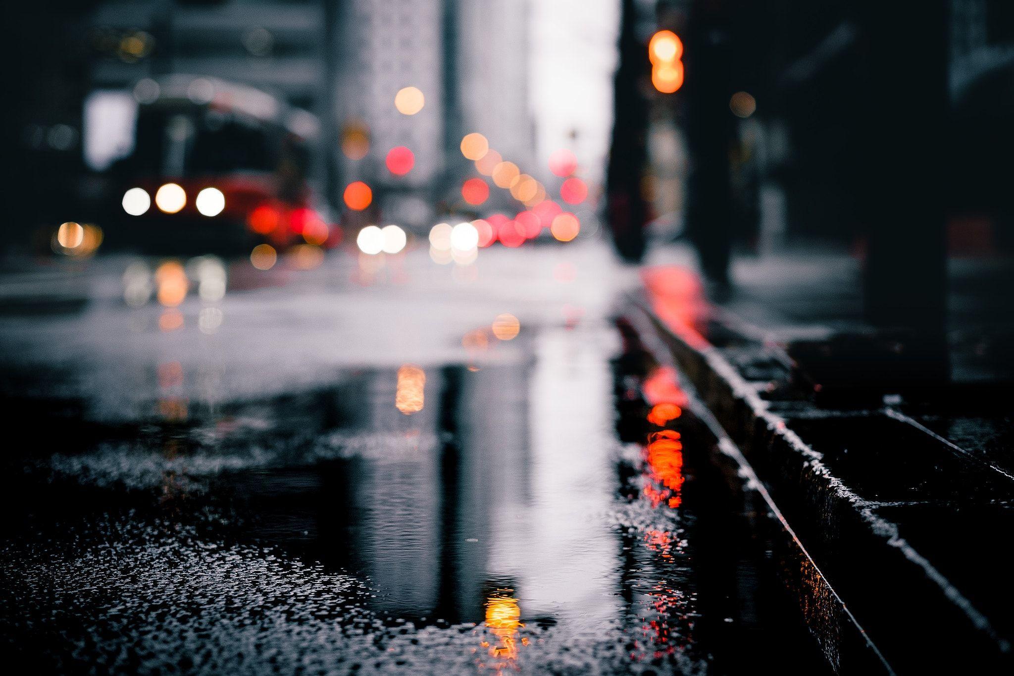 Rainy City Street Wallpapers - Top Free Rainy City Street Backgrounds ...