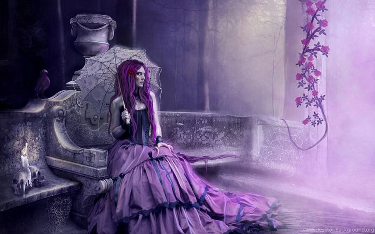 Purple Gothic Wallpapers - Top Free Purple Gothic Backgrounds - WallpaperAccess