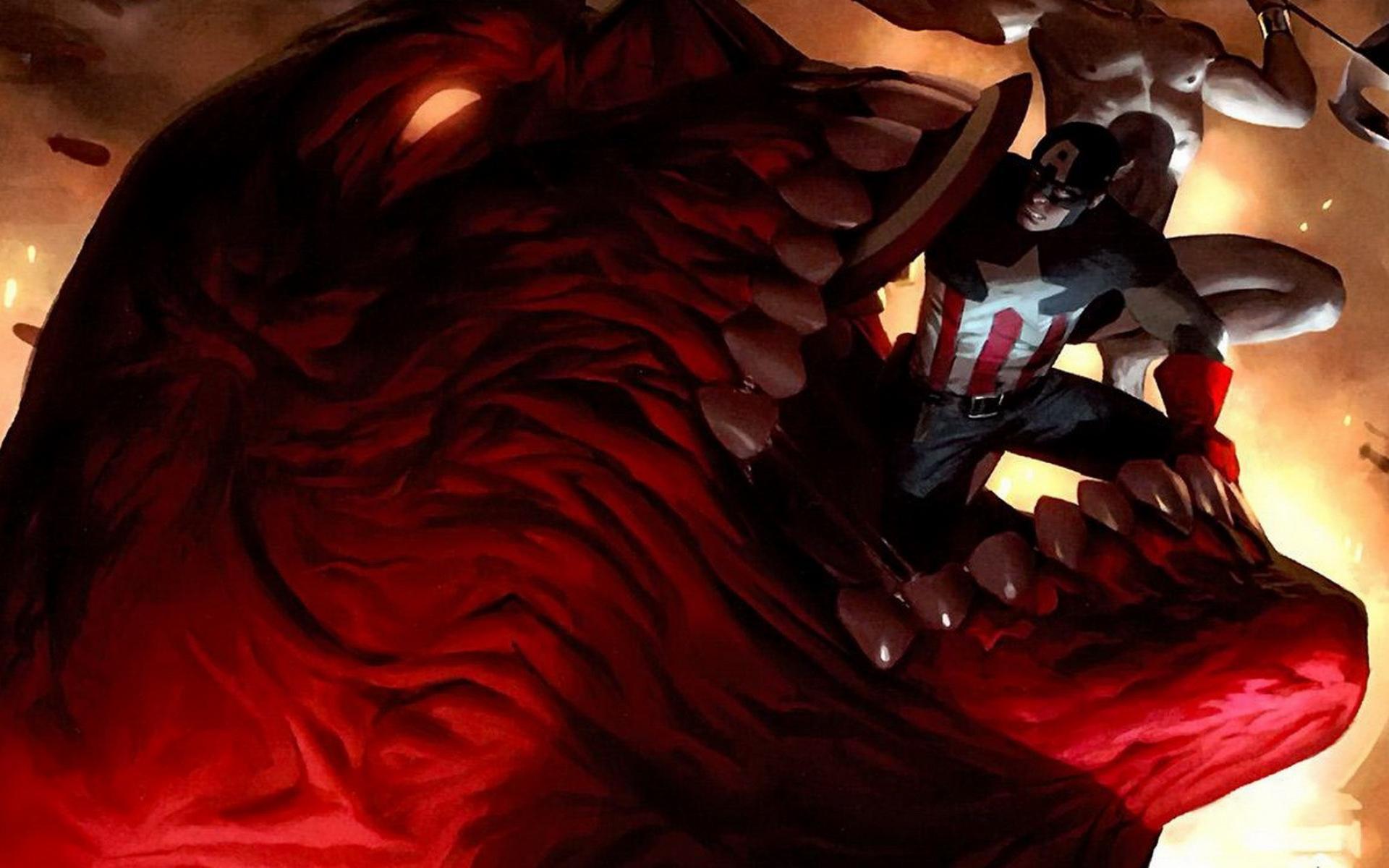Red Marvel Wallpapers - Top Free Red Marvel Backgrounds - WallpaperAccess