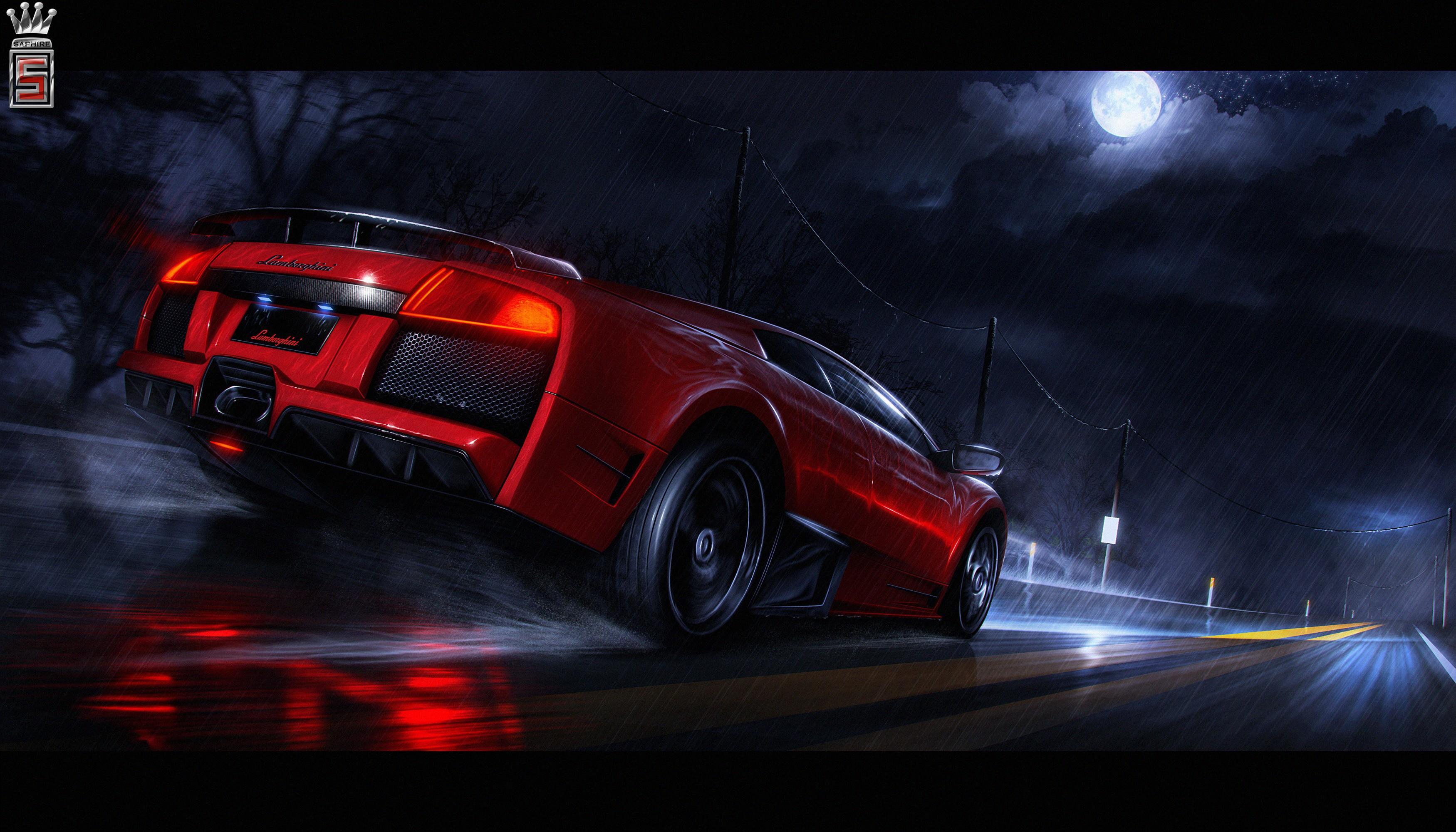 Car Night Rain Wallpapers - Top Free Car Night Rain Backgrounds ...