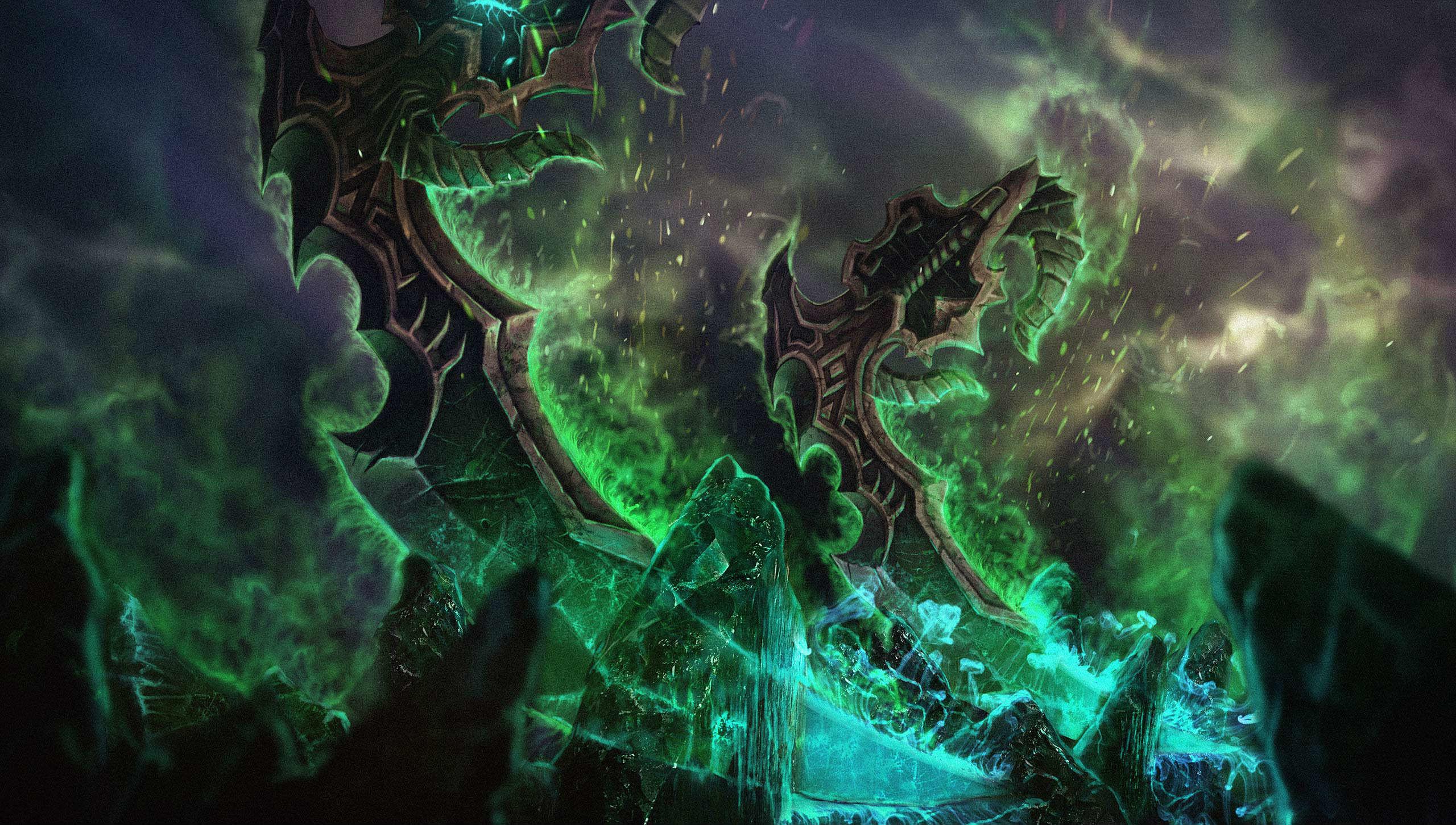 Green Demon Wallpapers - Top Free Green Demon Backgrounds - WallpaperAccess