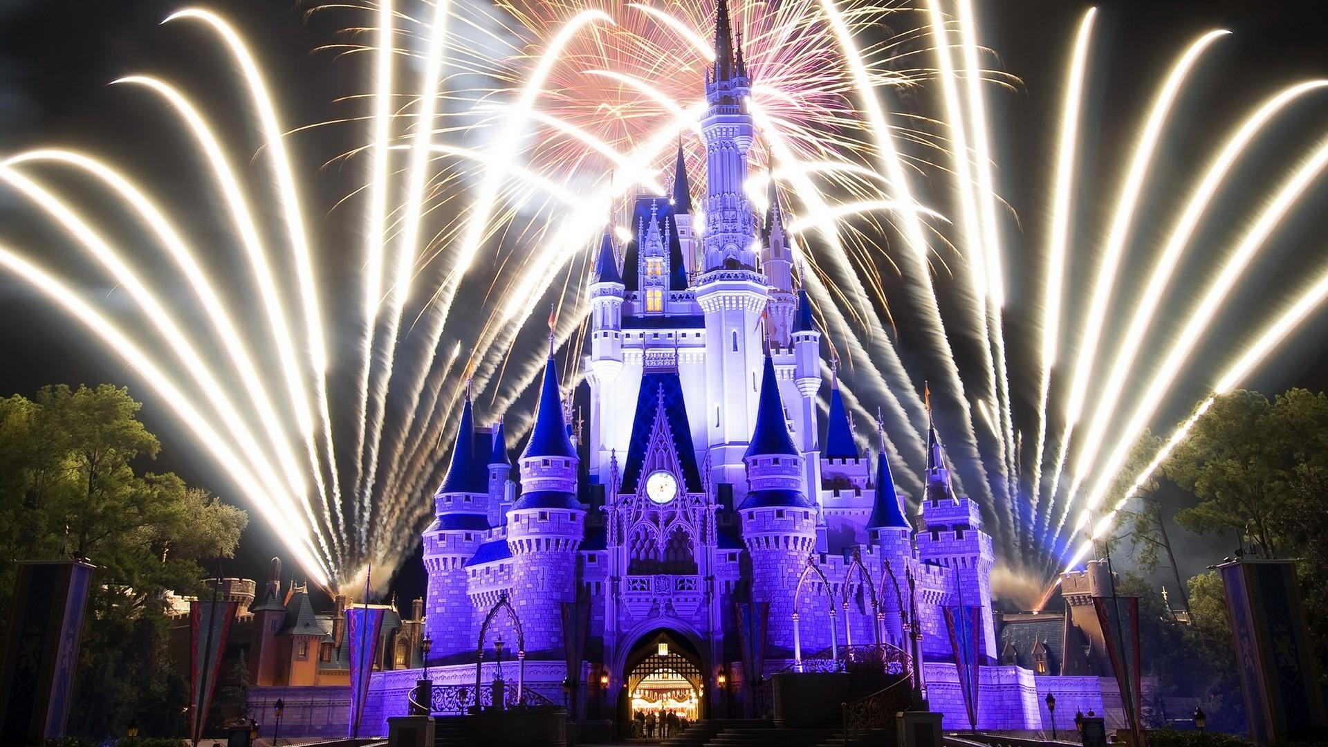 Disney Castle Fireworks Wallpapers - Top Free Disney Castle Fireworks ...