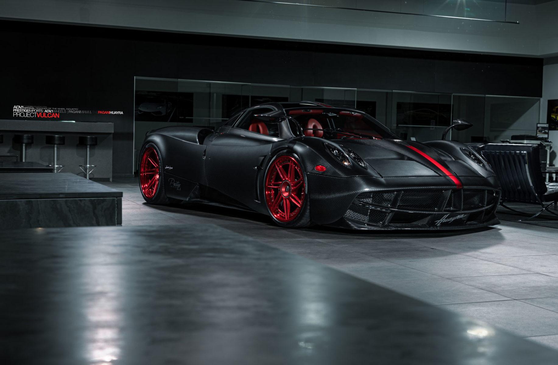 Pagani Huayra Red Wallpaper