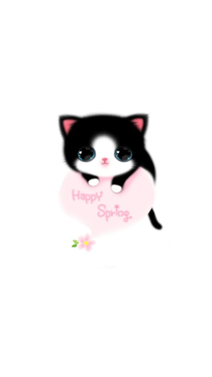 Cute Spring Cats Wallpapers - Top Free Cute Spring Cats Backgrounds ...