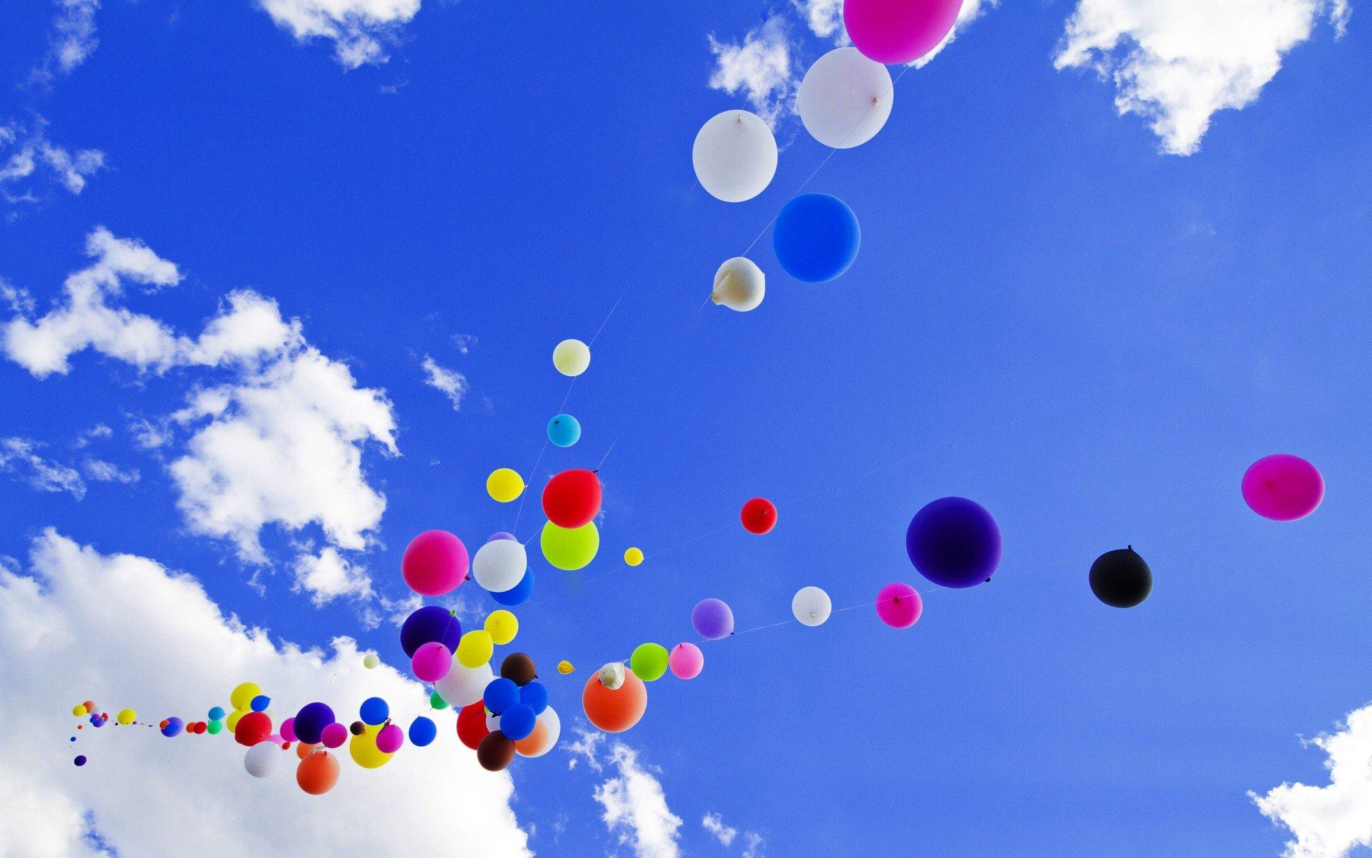 Colorful Balloons Wallpapers - Top Free Colorful Balloons Backgrounds ...