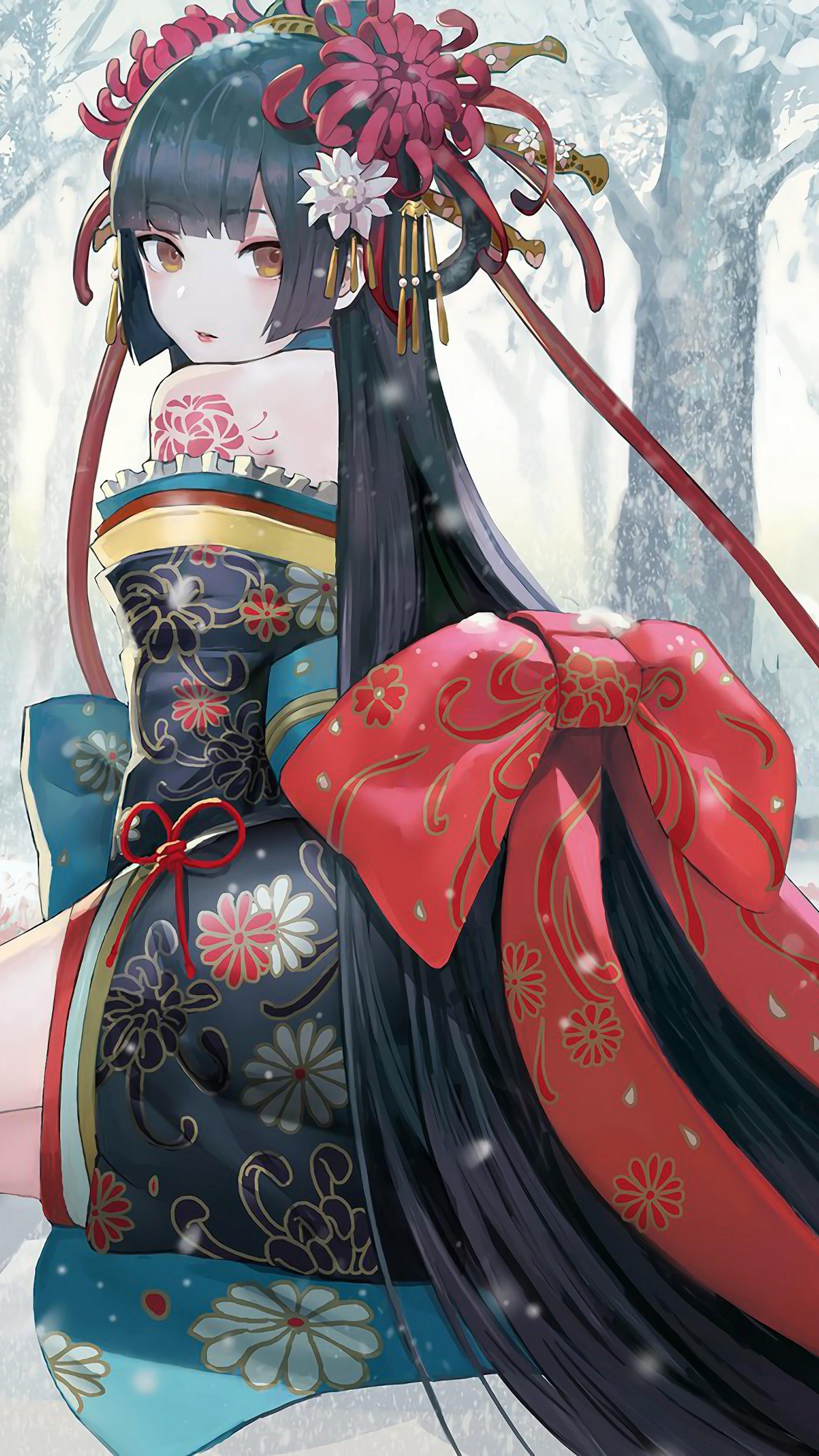 Kimono Girl Anime Wallpapers - Top Free Kimono Girl Anime Backgrounds ...