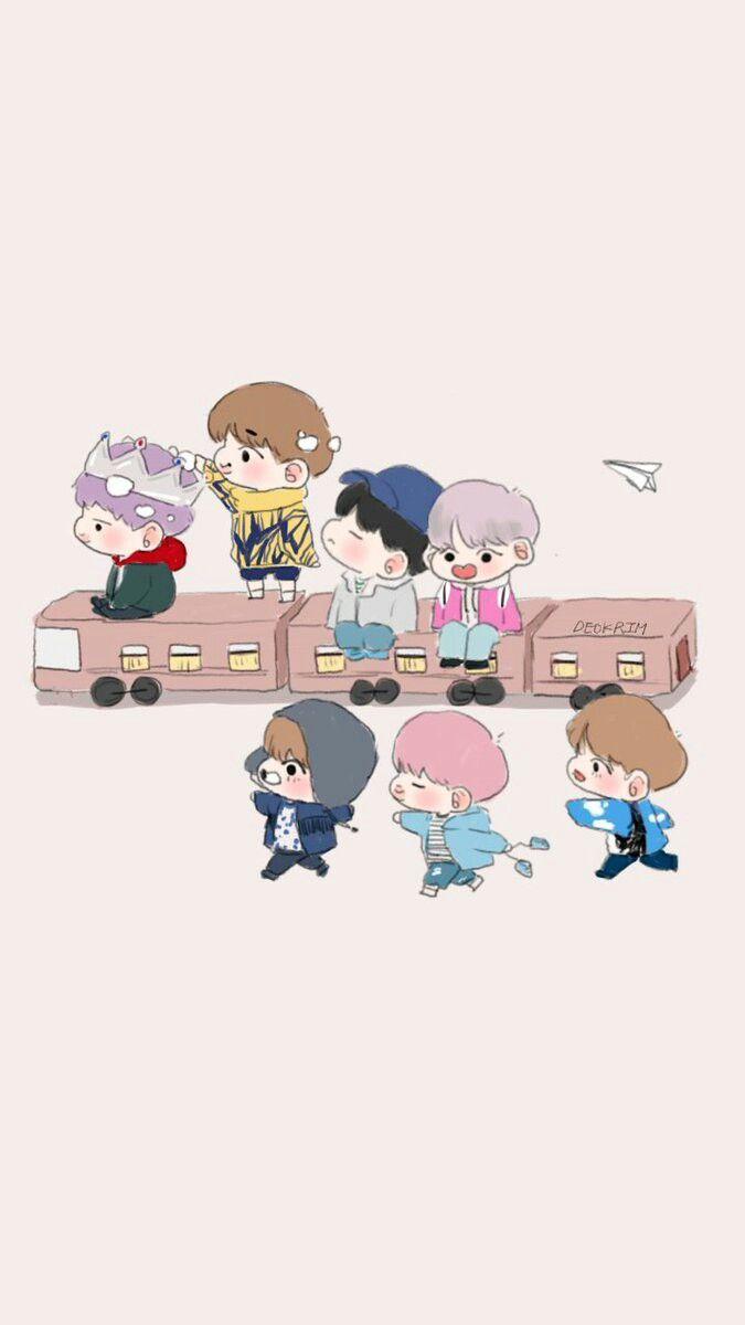 Kpop Chibi Wallpapers - Top Free Kpop Chibi Backgrounds - WallpaperAccess