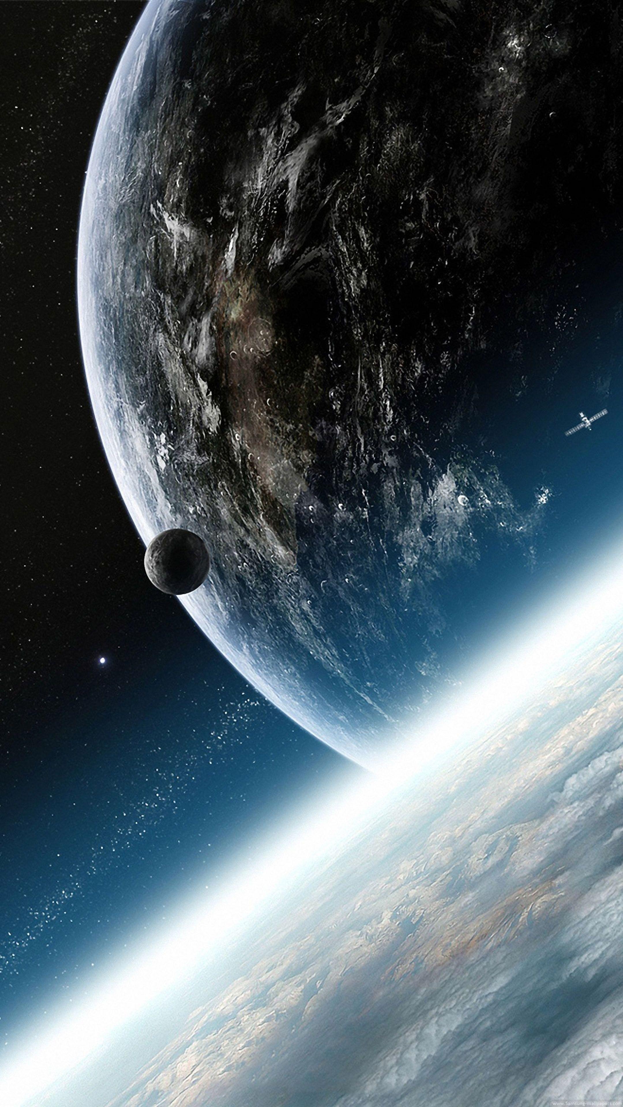Earth Space Phone Wallpapers - Top Free Earth Space Phone Backgrounds ...