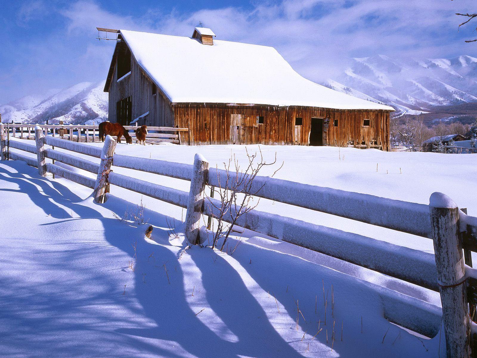 Winter Barn Wallpapers - Top Free Winter Barn Backgrounds - WallpaperAccess