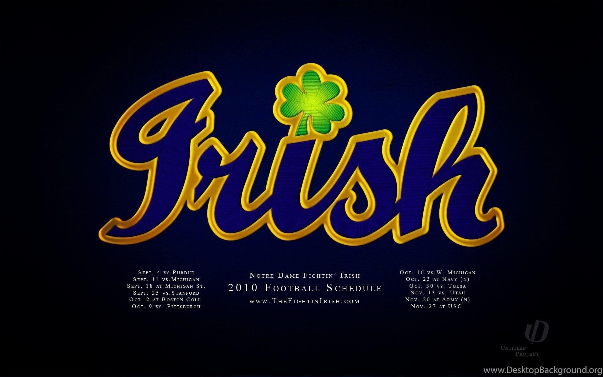 Notre Dame Fighting Irish Wallpapers - Top Free Notre Dame Fighting ...