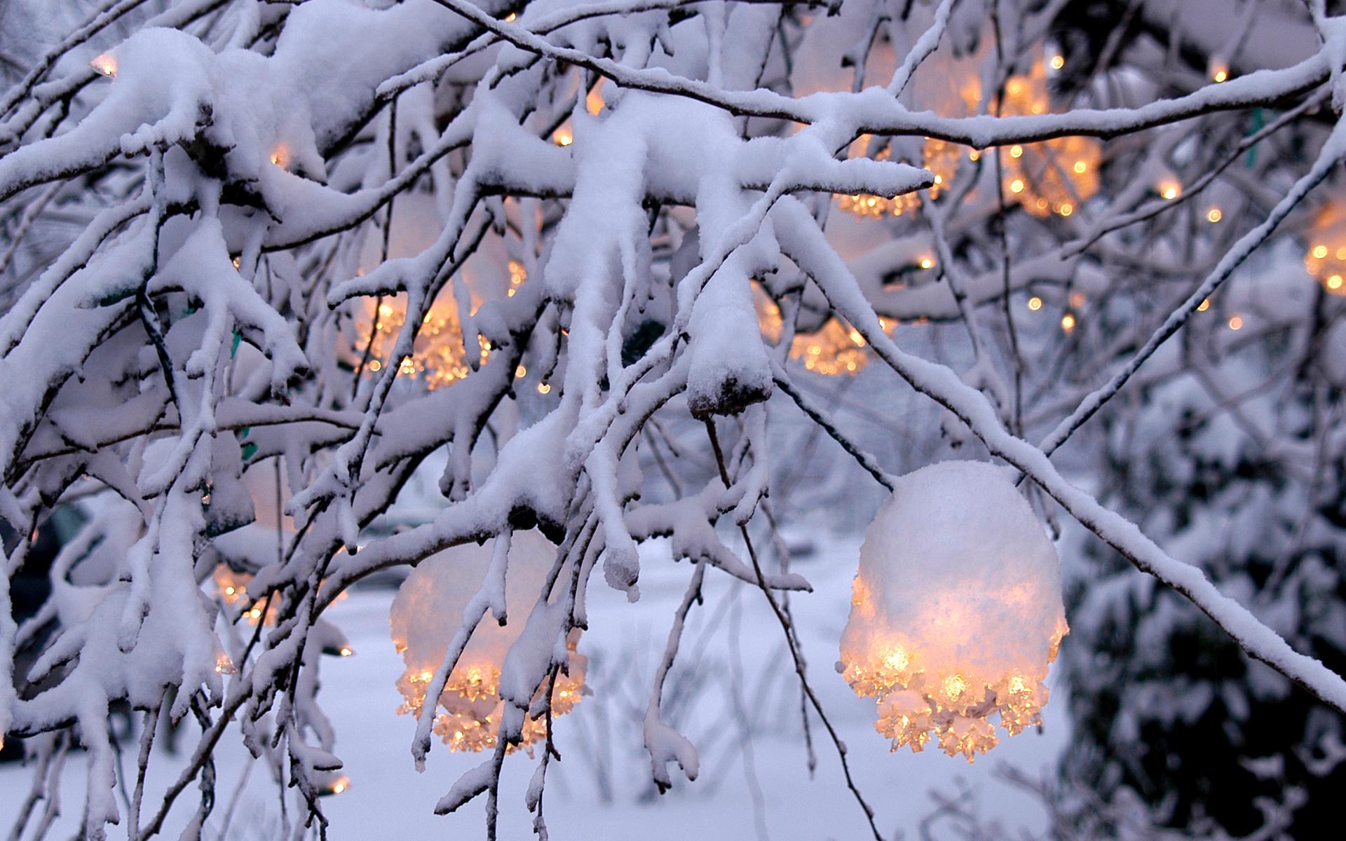 Lights Snow Wallpapers - Top Free Lights Snow Backgrounds - WallpaperAccess