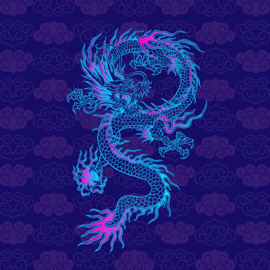 Neon Purple Dragon Wallpapers - Top Free Neon Purple Dragon Backgrounds ...