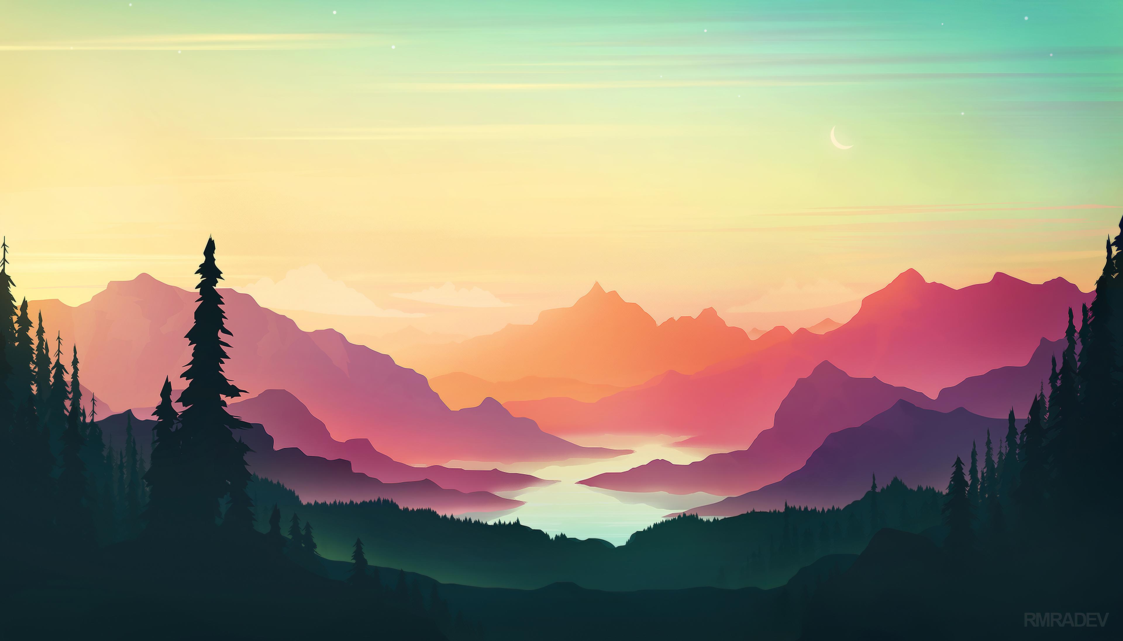 4K Sunset Minimalist Wallpapers - Top Free 4K Sunset Minimalist ...