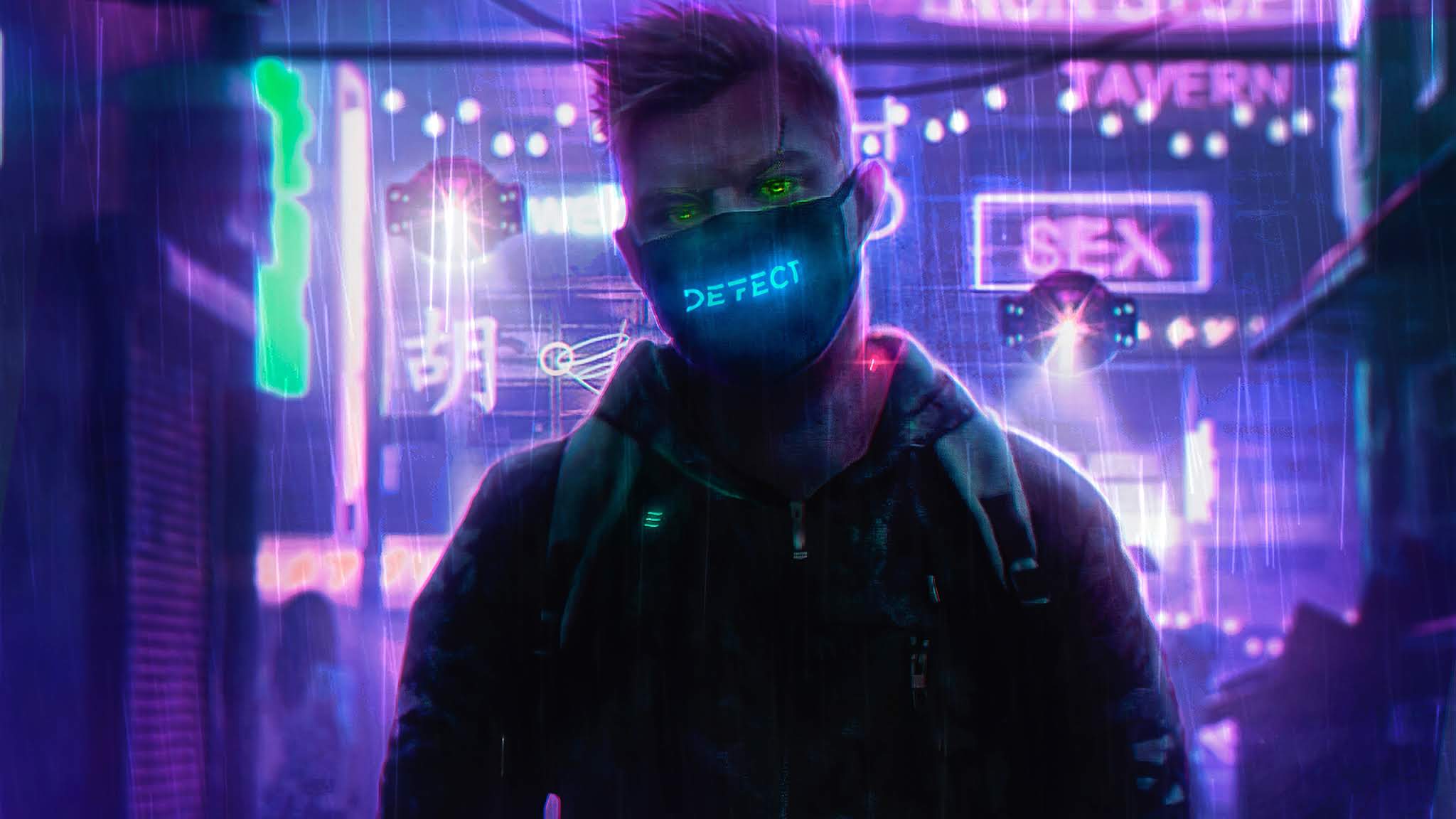 Cyberpunk Man Wallpapers - Top Free Cyberpunk Man Backgrounds ...