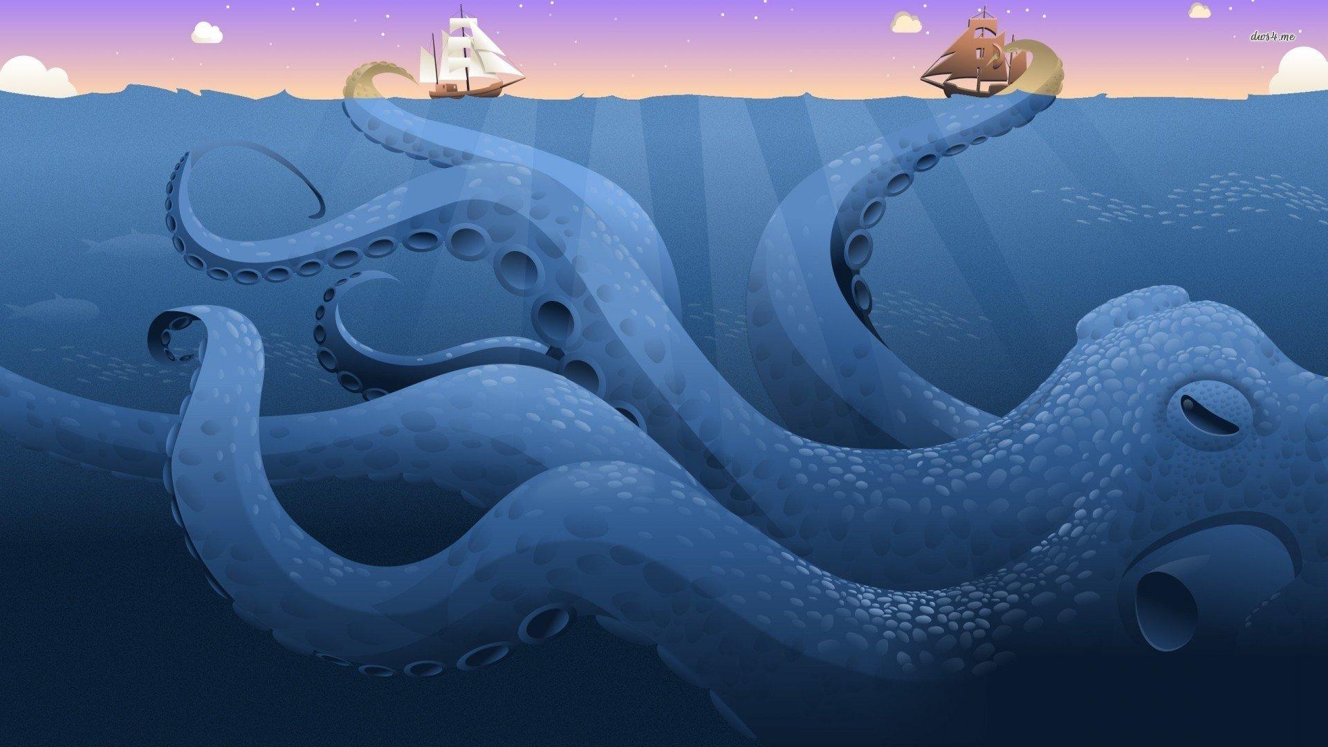 Octopus Desktop Wallpapers - Top Free Octopus Desktop Backgrounds ...