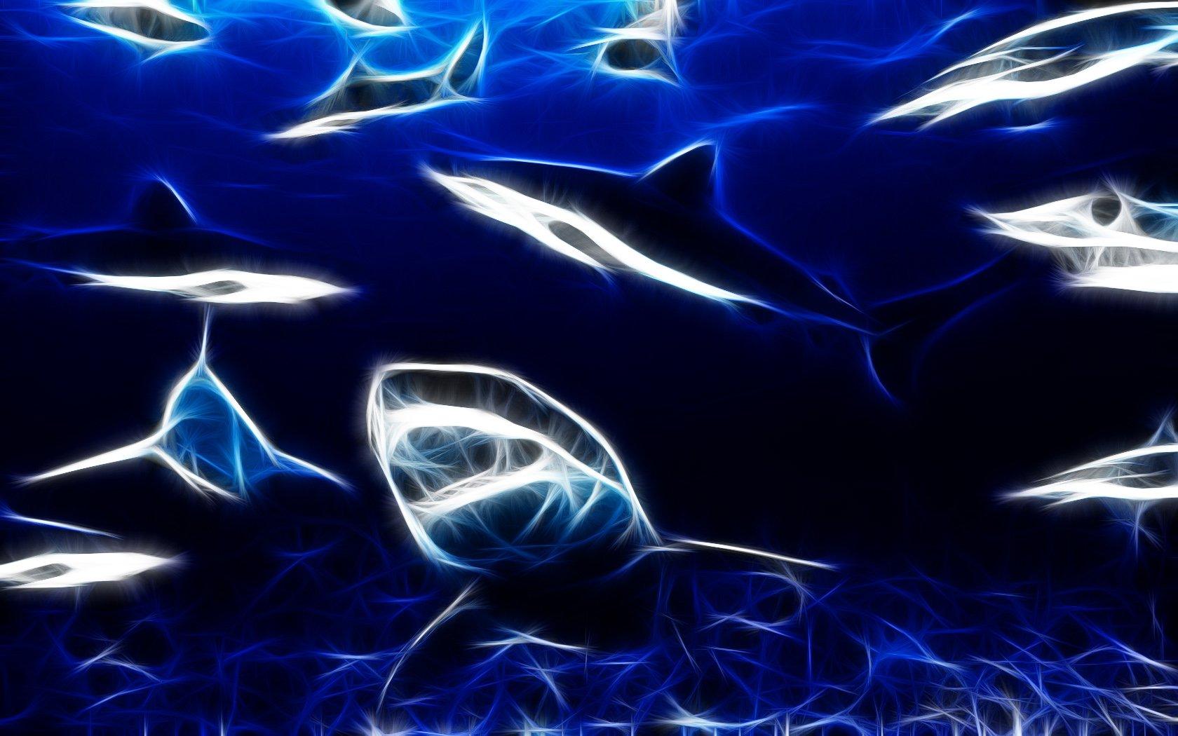Neon Shark Wallpapers - Top Free Neon Shark Backgrounds - WallpaperAccess