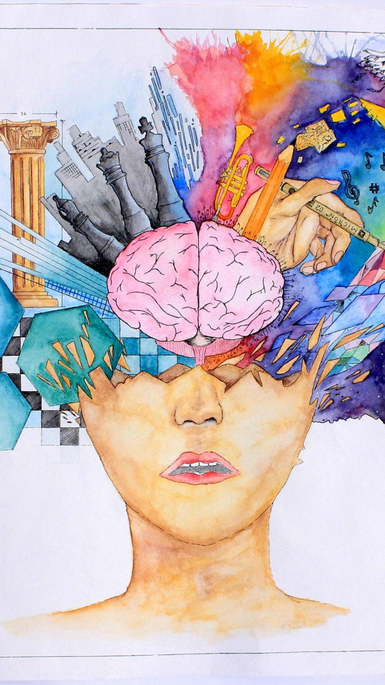 Brain Phone Wallpapers - Top Free Brain Phone Backgrounds - WallpaperAccess