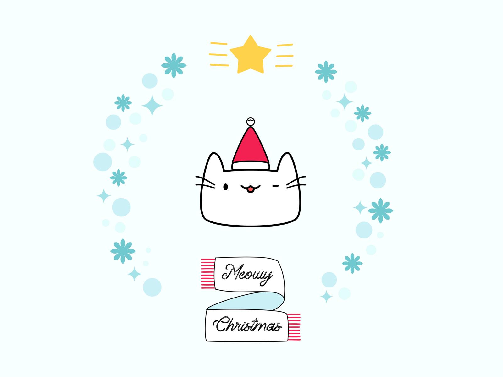 Meowy Christmas Wallpapers - Top Free Meowy Christmas Backgrounds ...