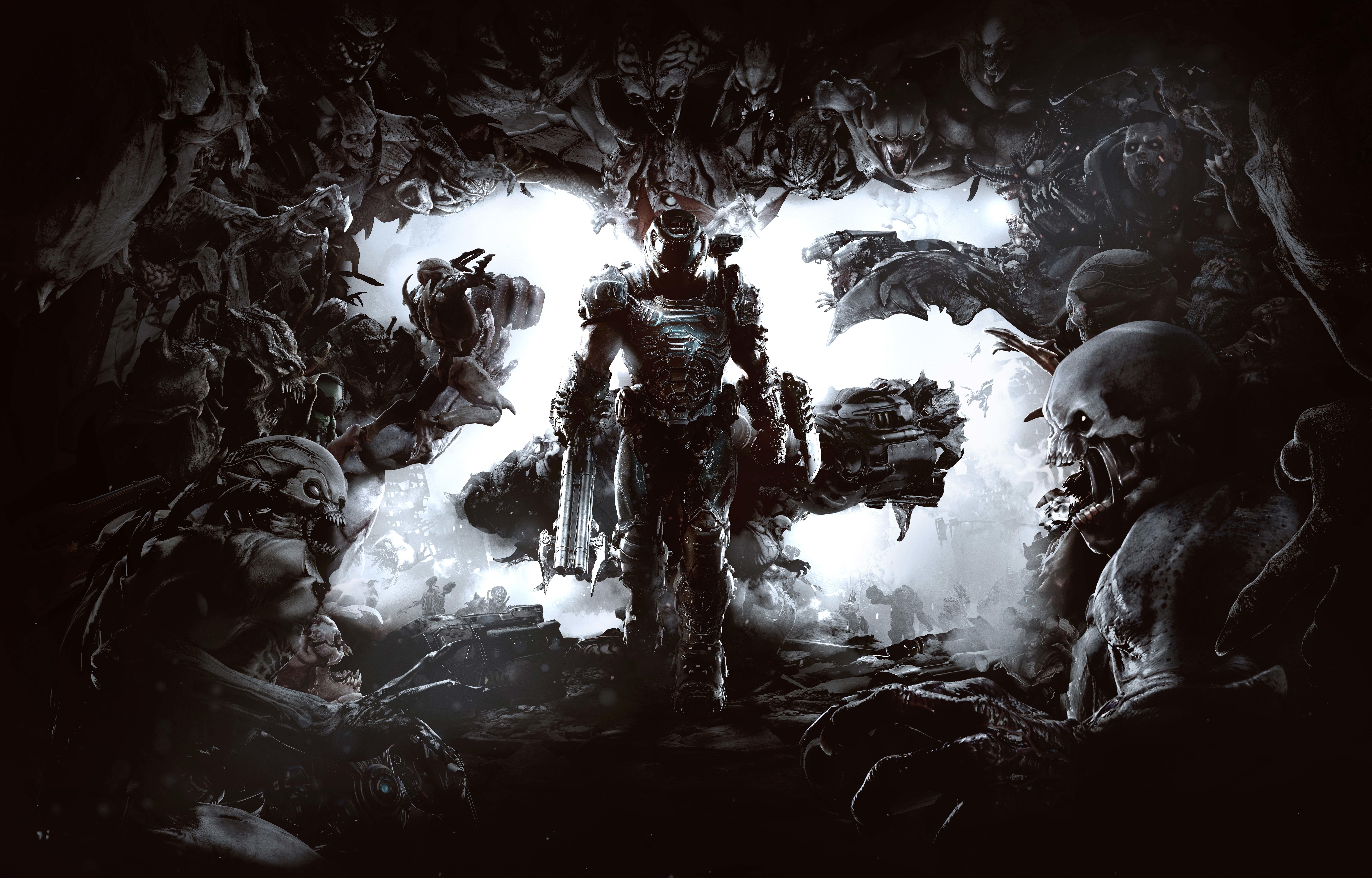 Doom Slayer 4K Wallpapers - Top Free Doom Slayer 4K Backgrounds ...