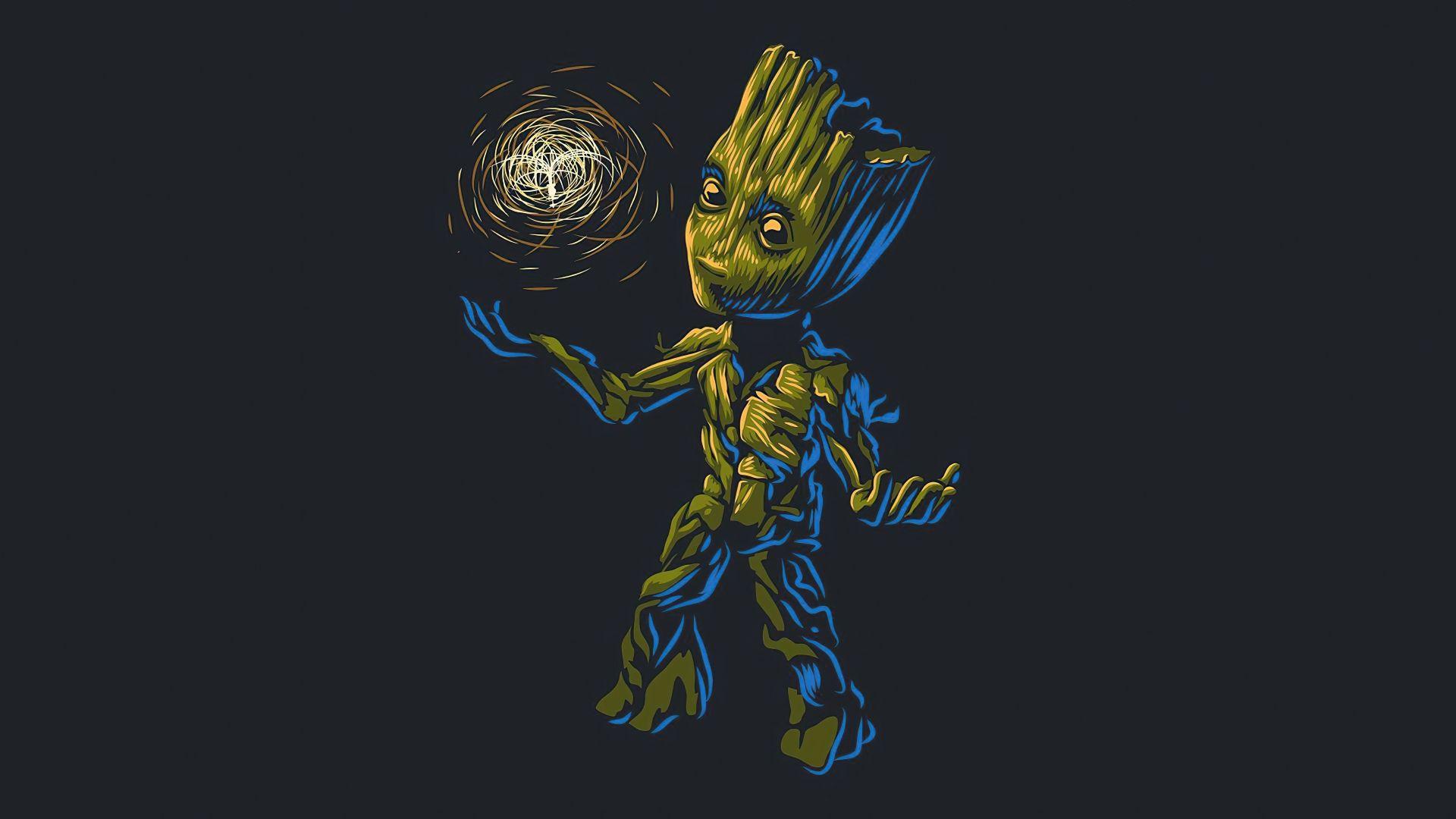 Groot Desktop Wallpapers - Top Free Groot Desktop Backgrounds ...