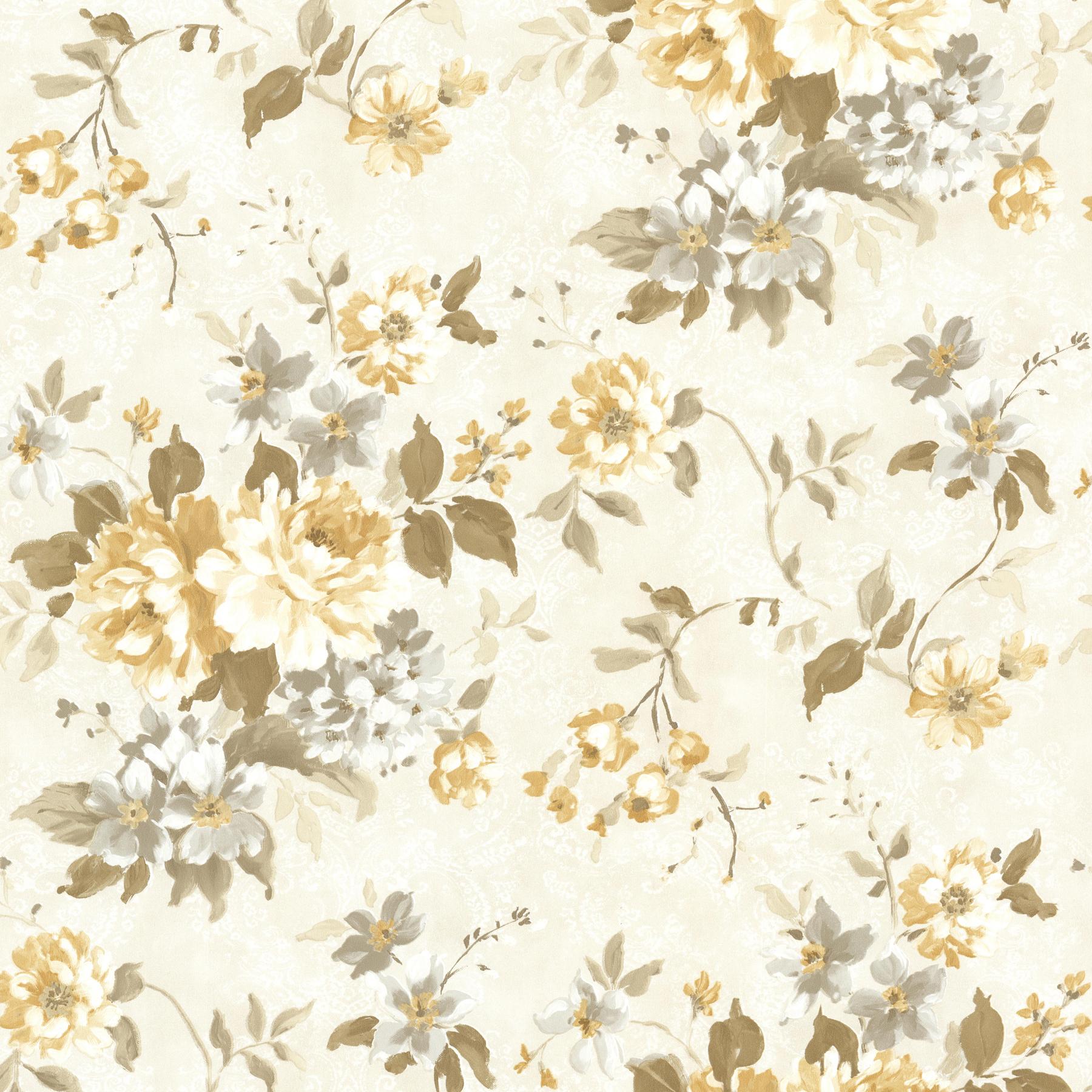 Yellow Floral Pattern Wallpapers - Top Free Yellow Floral Pattern ...