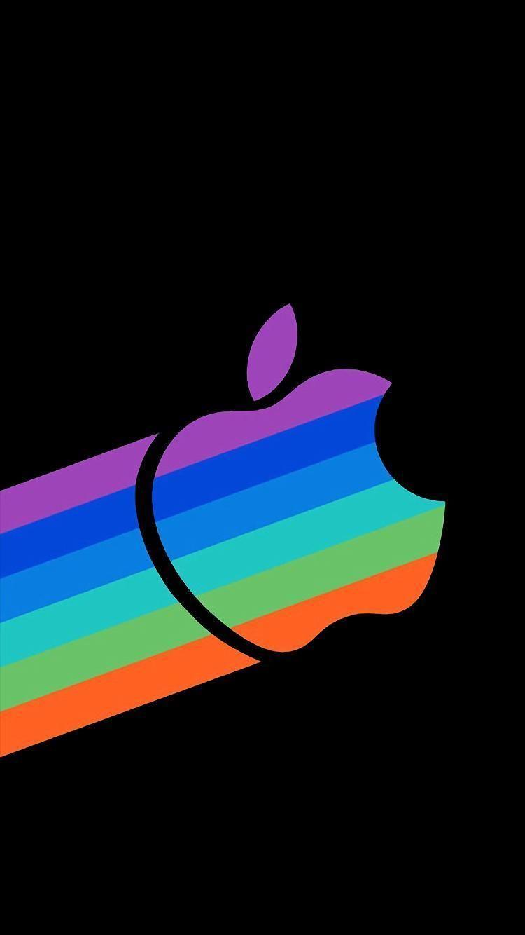 Rainbow Apple Logo iPhone Wallpapers - Top Free Rainbow Apple Logo ...