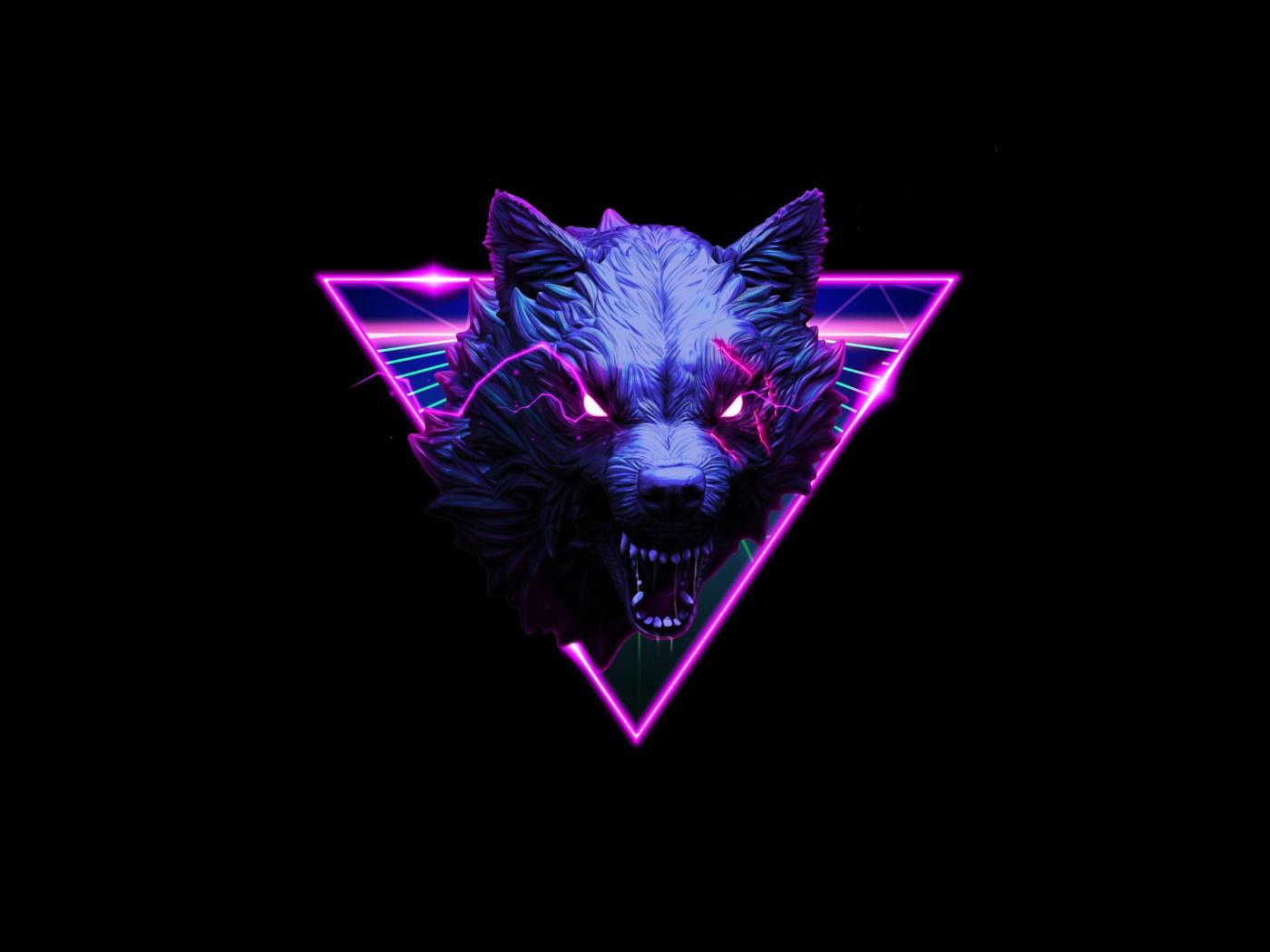 Cool Neon Wolves Wallpapers - Top Free Cool Neon Wolves Backgrounds ...