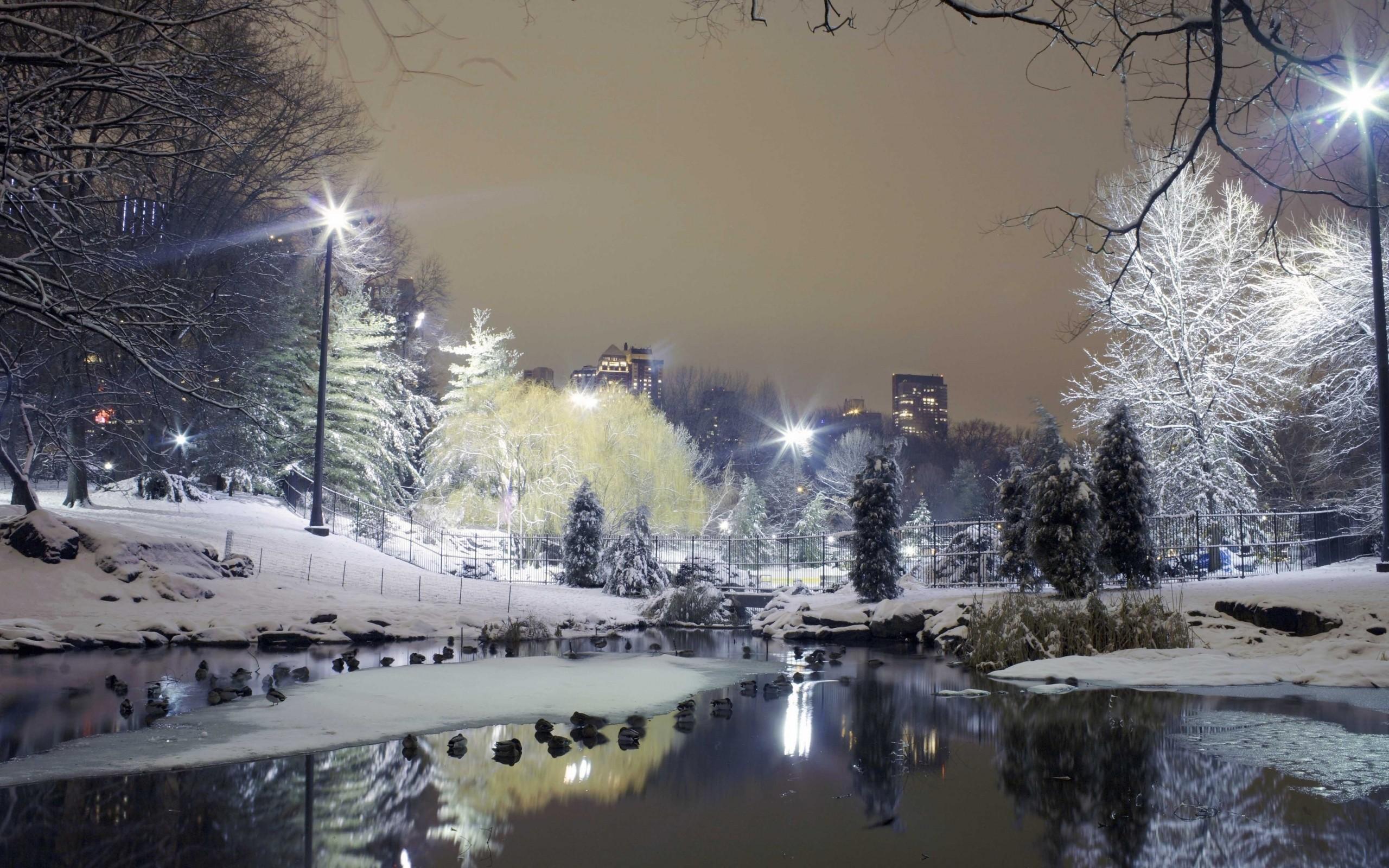 City Lights Winter Wallpapers - Top Free City Lights Winter Backgrounds ...