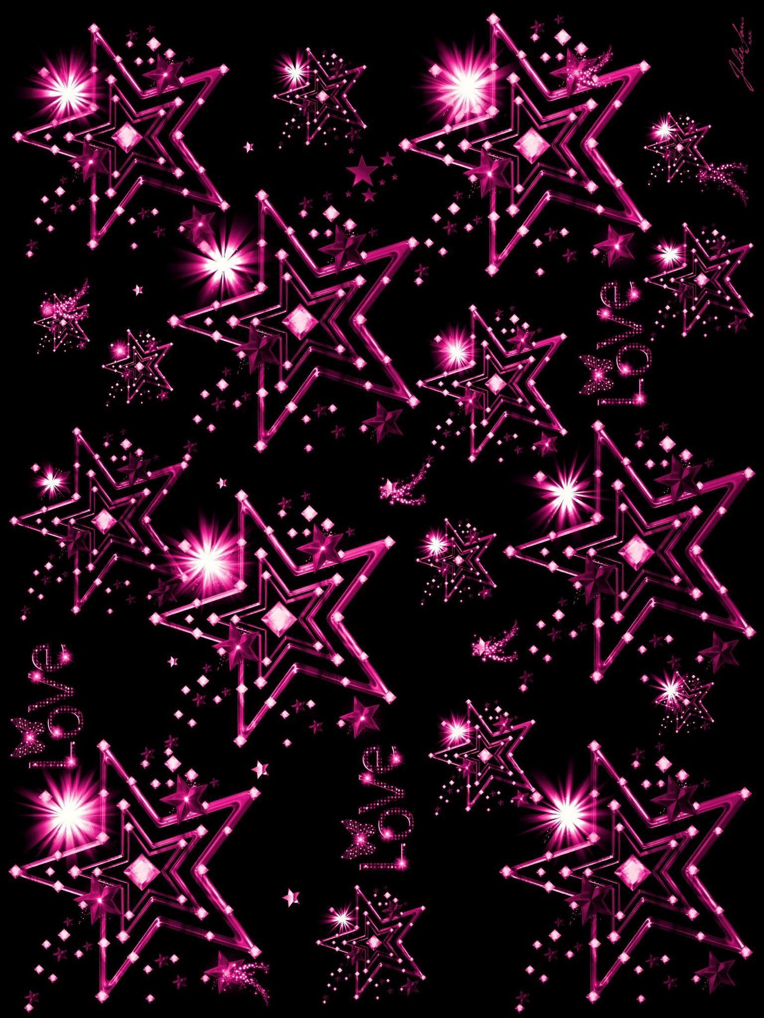 Pink Star Wallpapers - Top Free Pink Star Backgrounds - WallpaperAccess