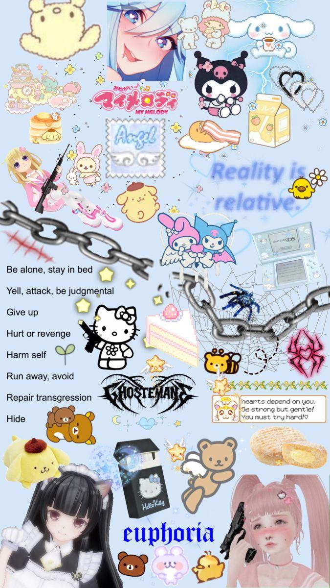 Gothic Kawaii Wallpapers Top Free Gothic Kawaii Backgrounds Wallpaperaccess