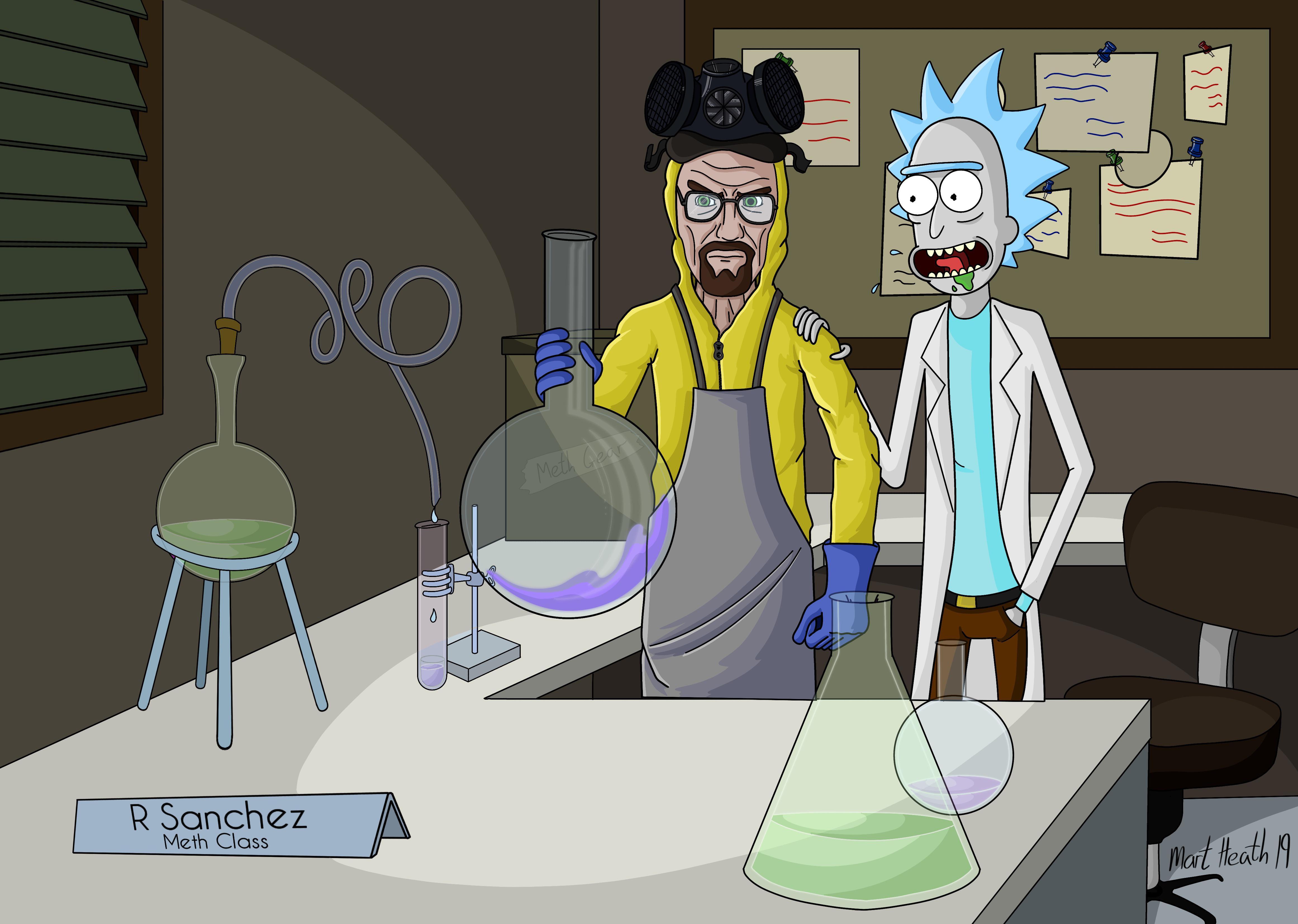 Rick and Morty Breaking Bad Wallpapers - Top Free Rick and Morty ...