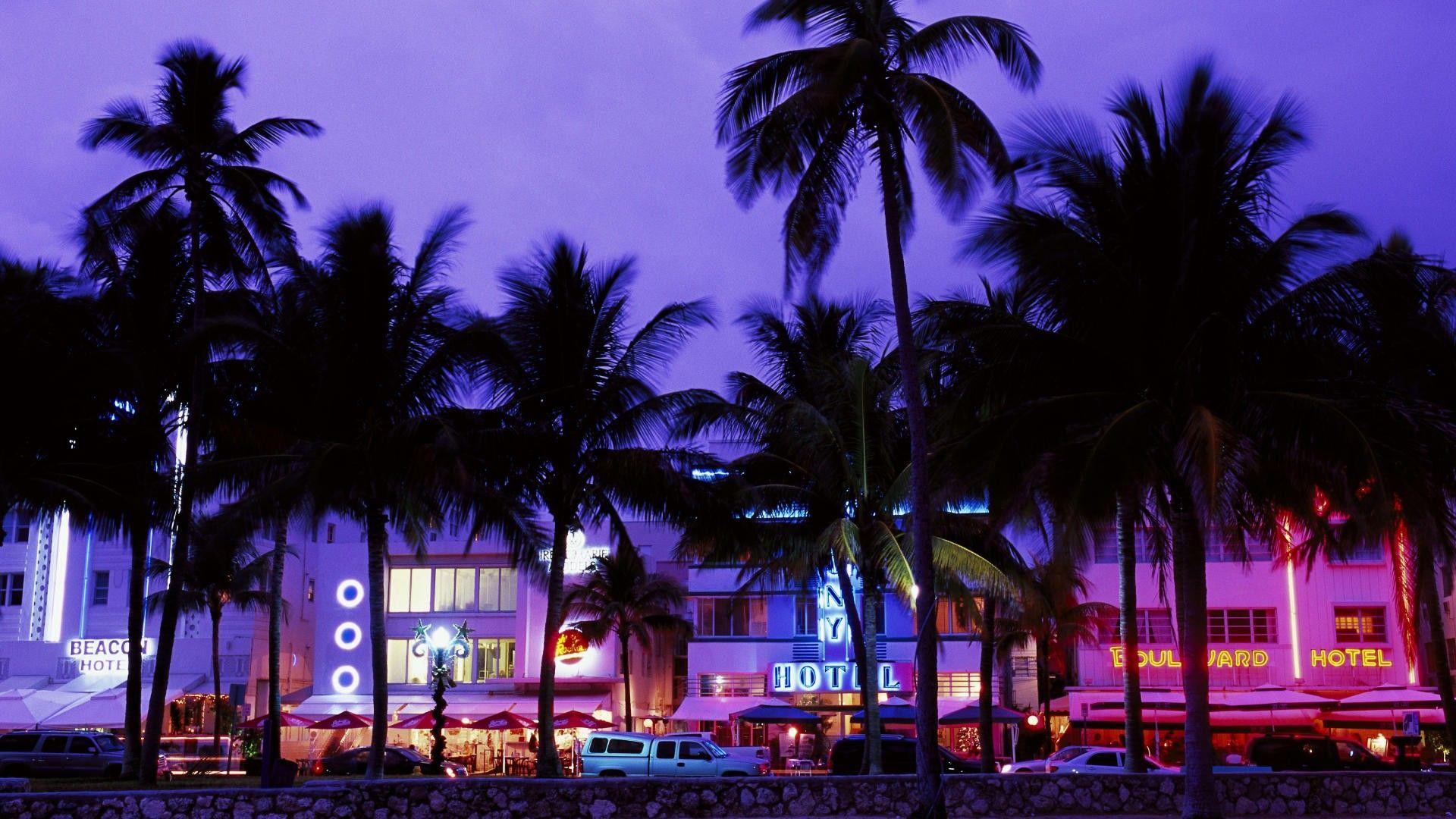 Miami Neon Wallpapers - Top Free Miami Neon Backgrounds - WallpaperAccess