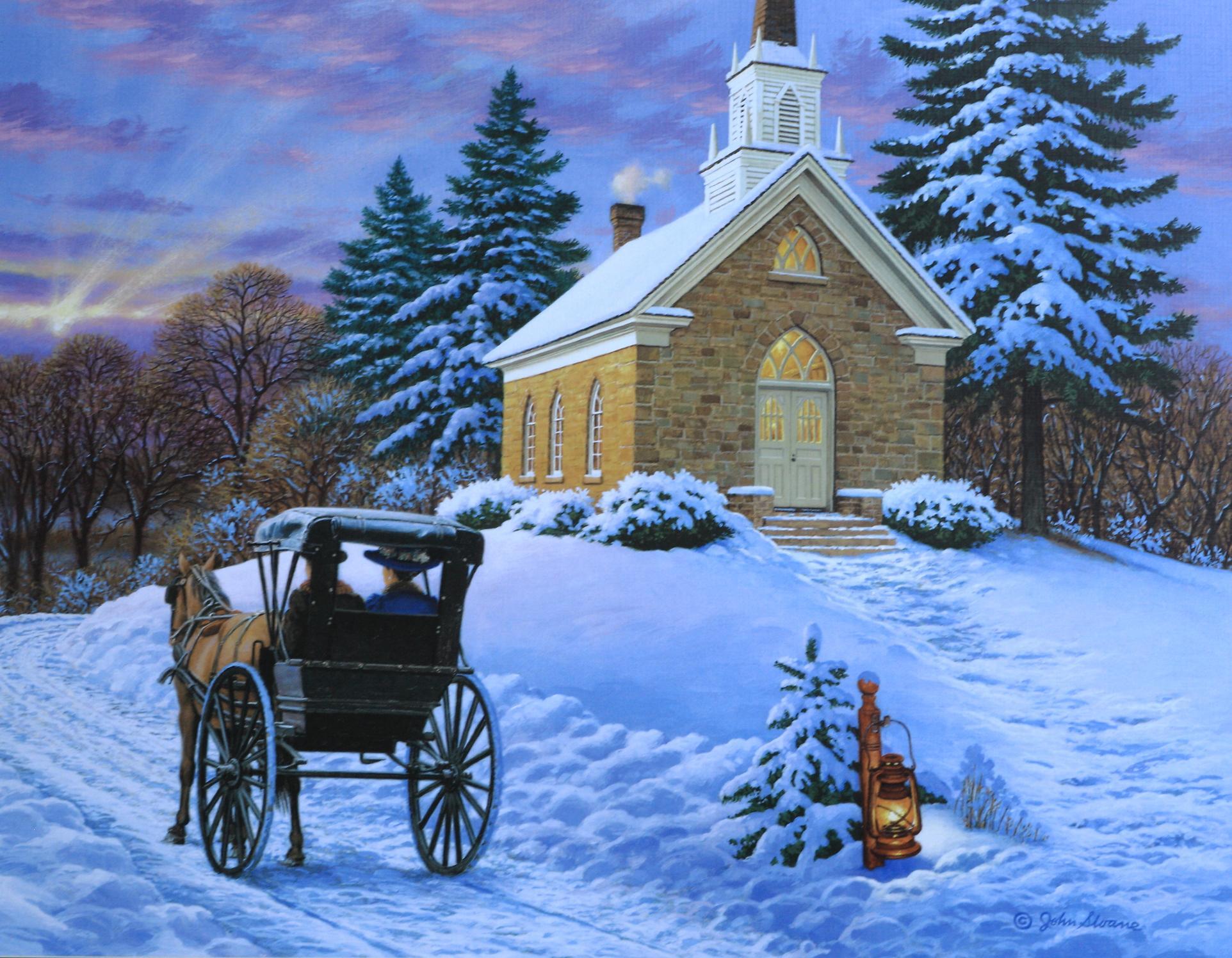 Winter Church Wallpapers - Top Free Winter Church Backgrounds ...