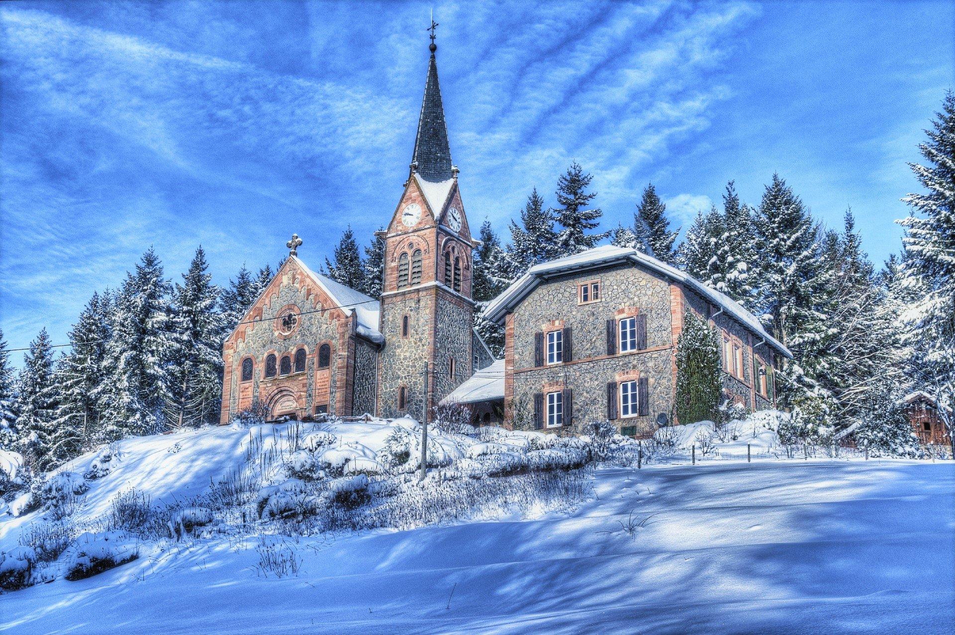 Winter Church Wallpapers - Top Free Winter Church Backgrounds ...