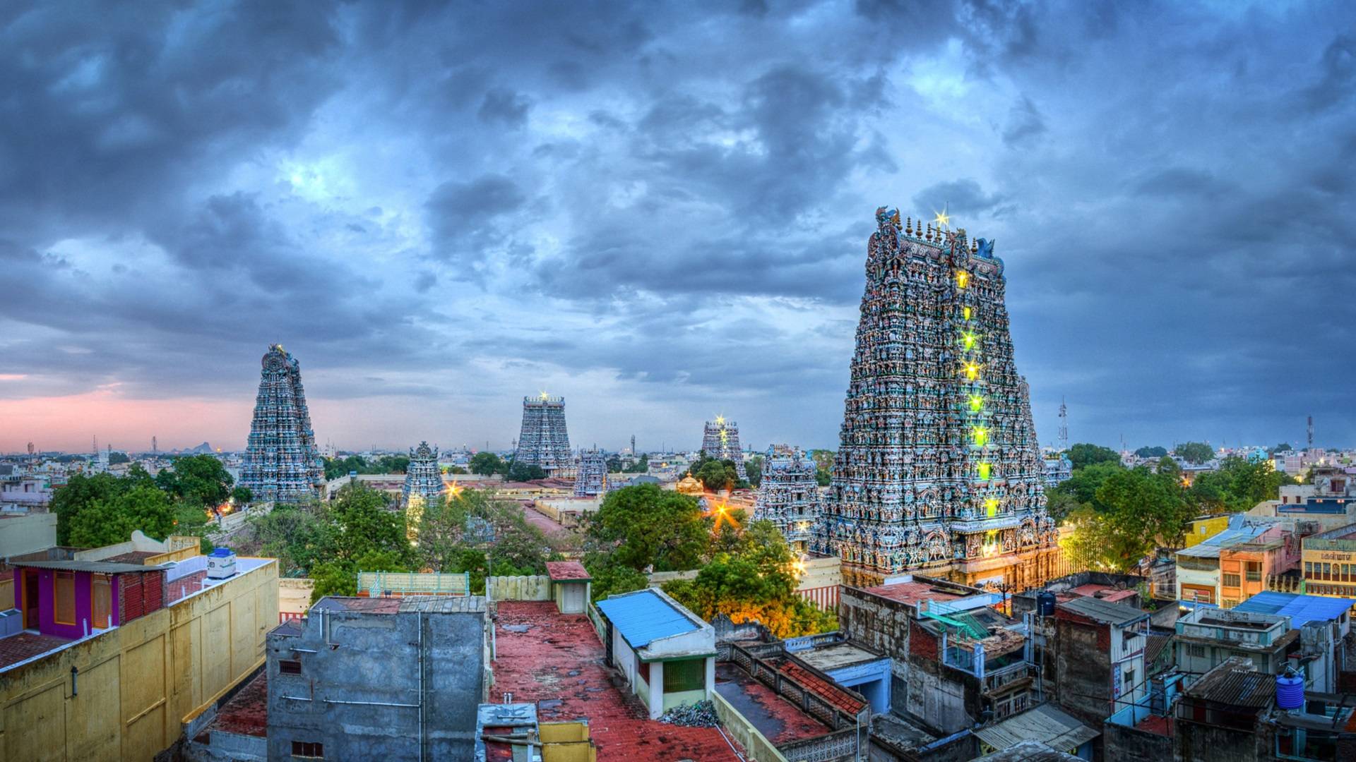 Meenakshi Temple Wallpapers - Top Free Meenakshi Temple Backgrounds ...